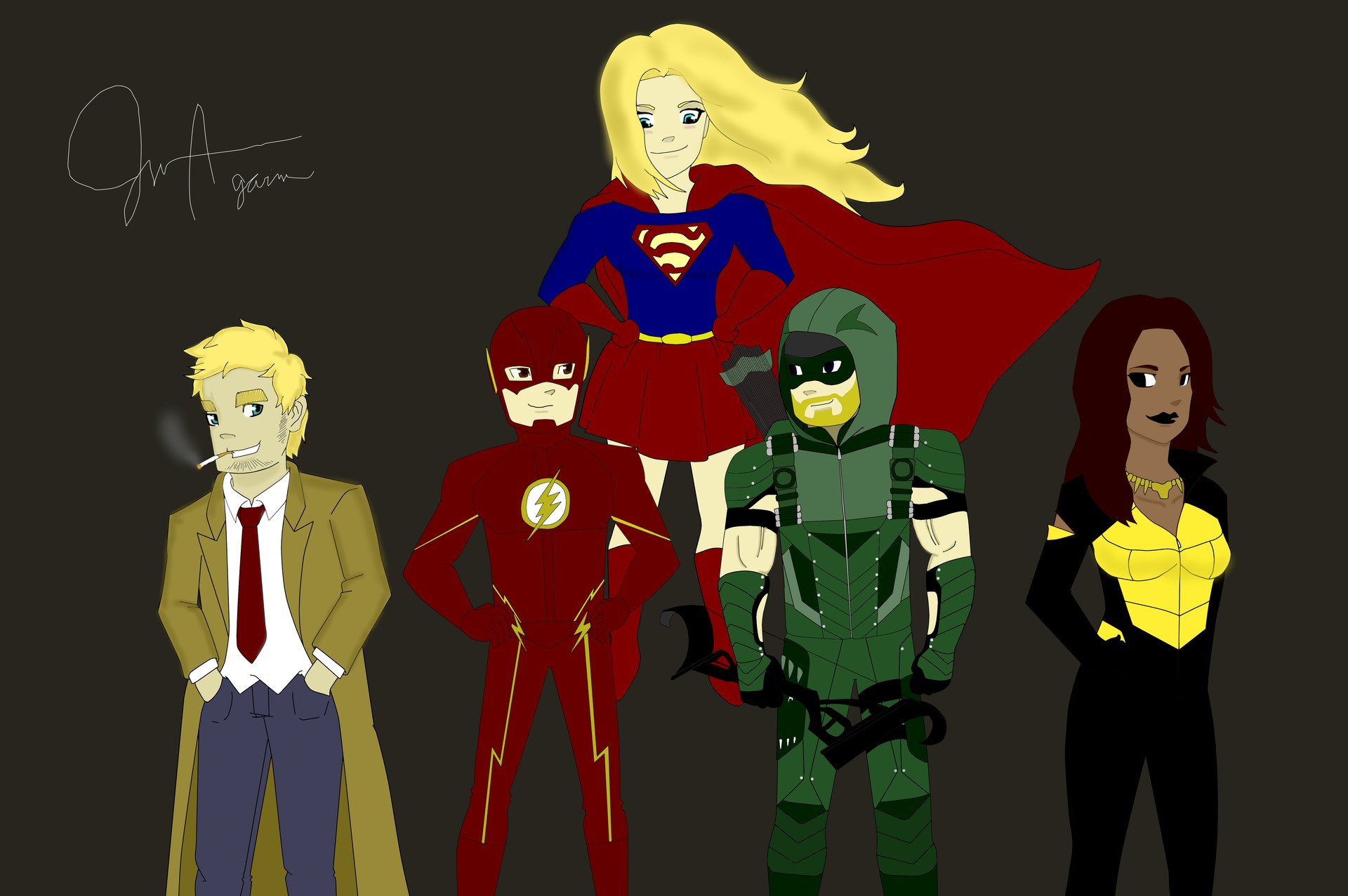 ArtStation - CW DC SERIES