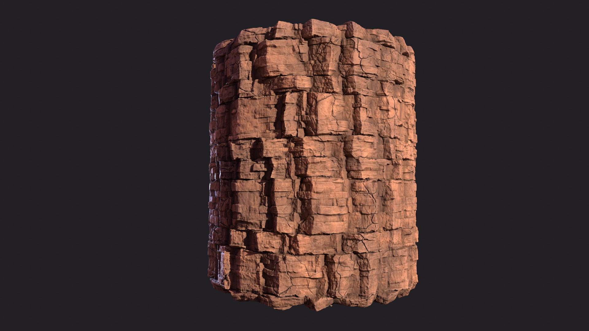 ArtStation - Blocky rock