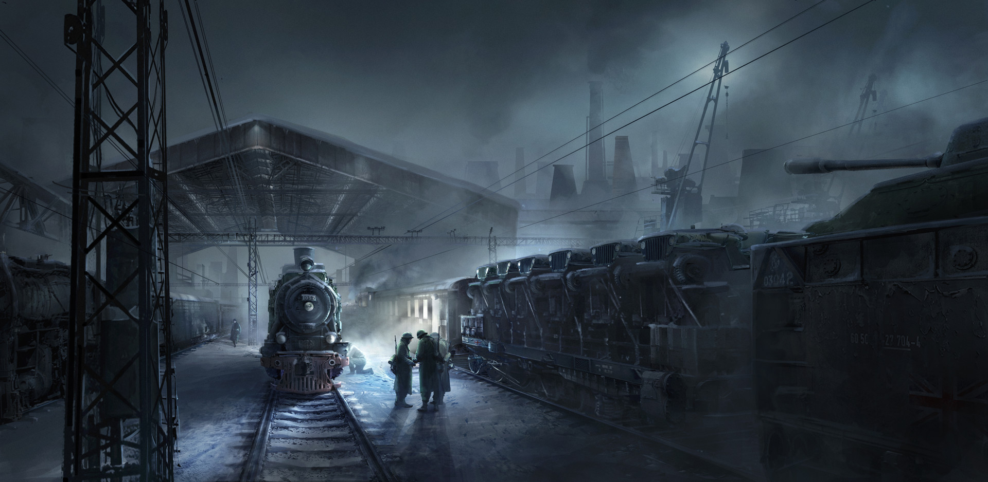 ArtStation - Train station