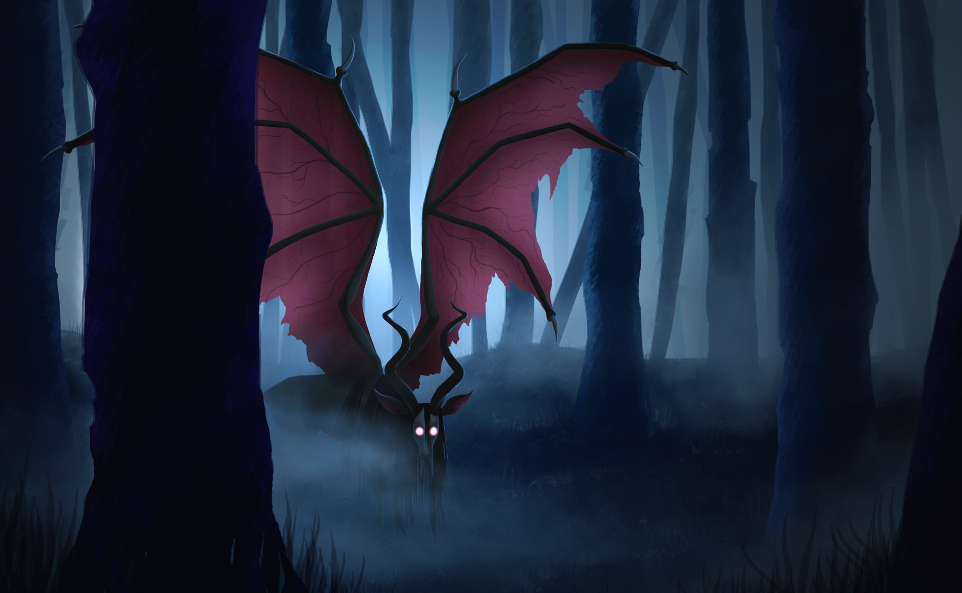 Christina Tranninger - Horror Deer - Creature Design