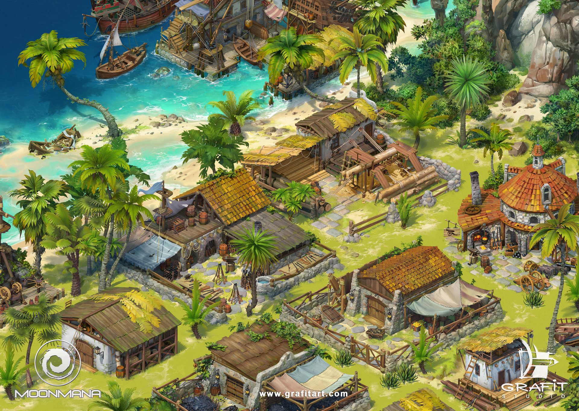 ArtStation - Ultimate Pirates Game Screen