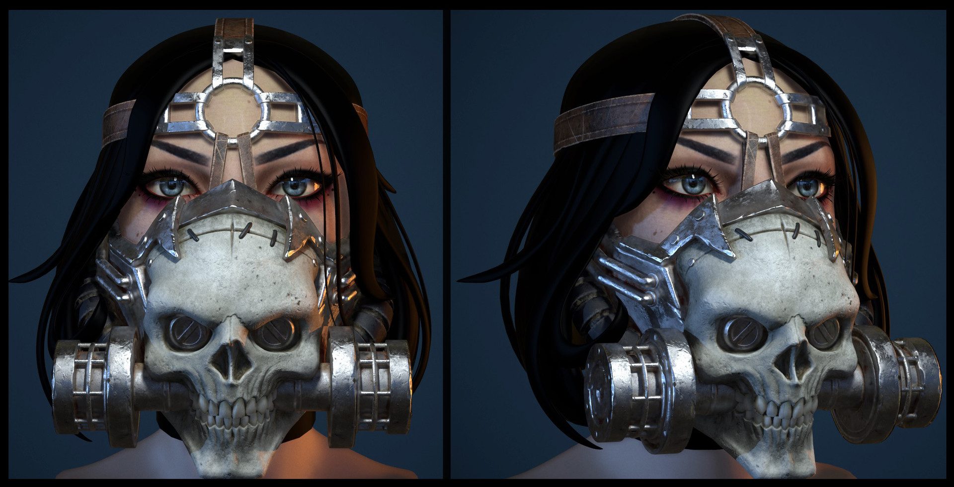 ArtStation - Death Mask - WIP02
