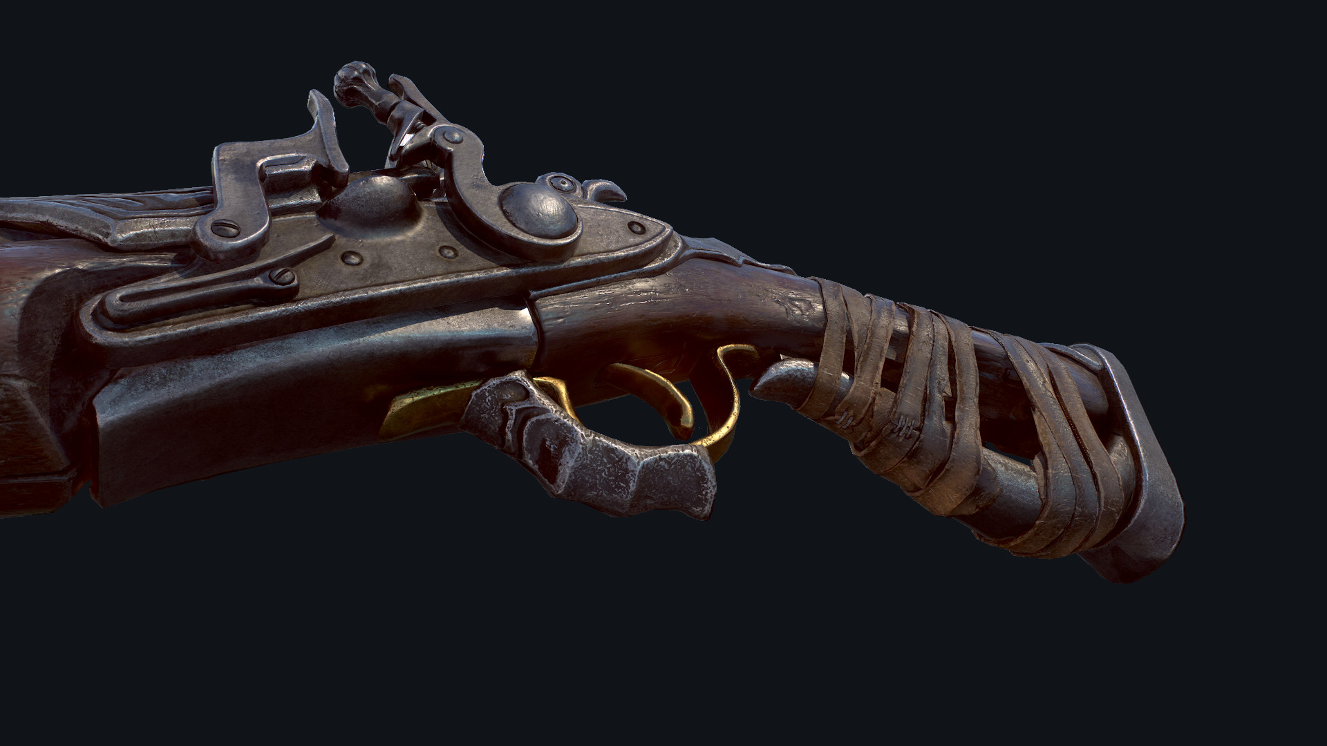Vijay Singh - Fanart Bloodborne Hunter Pistol.