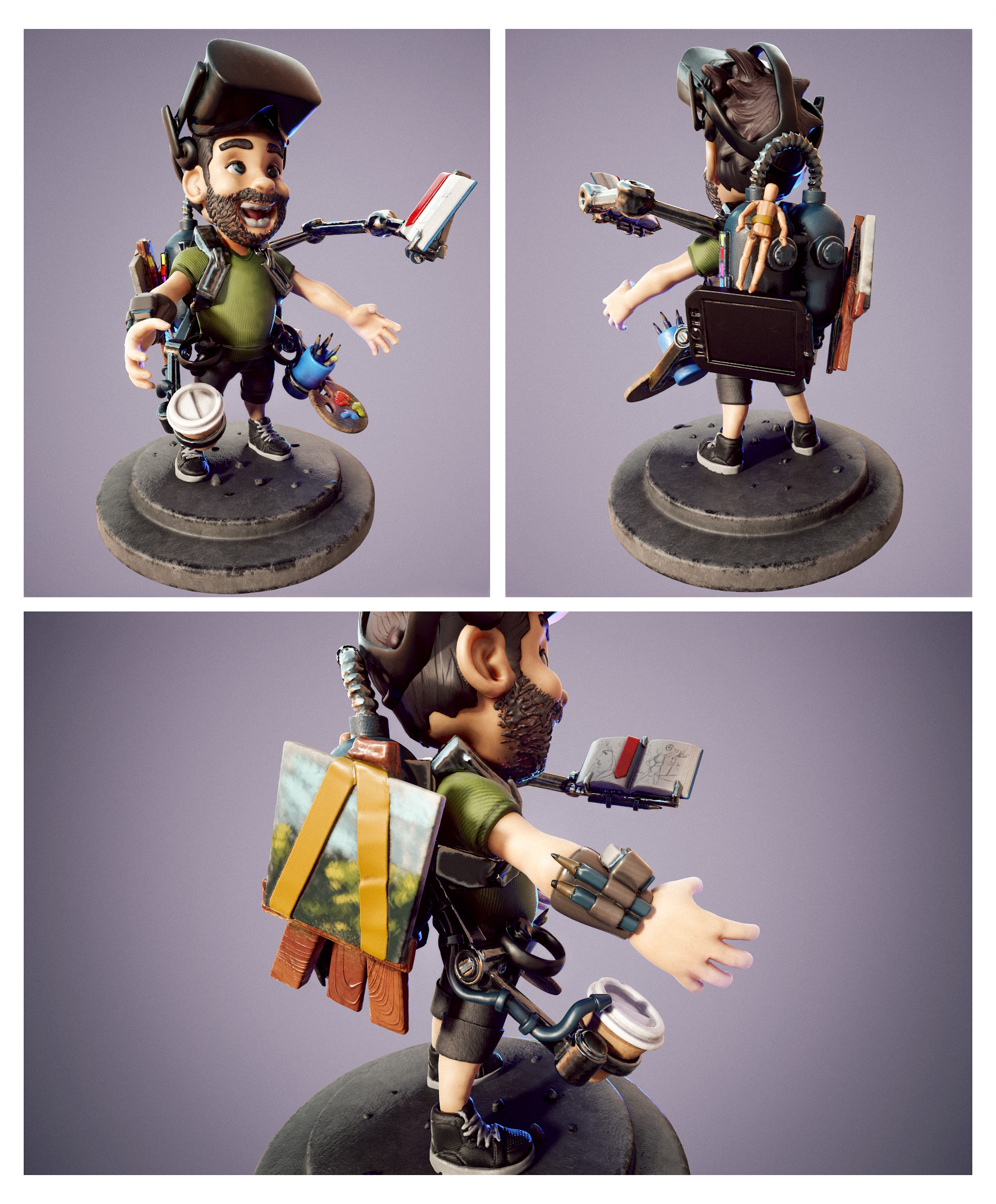 ArtStation - VR sculpted avatar