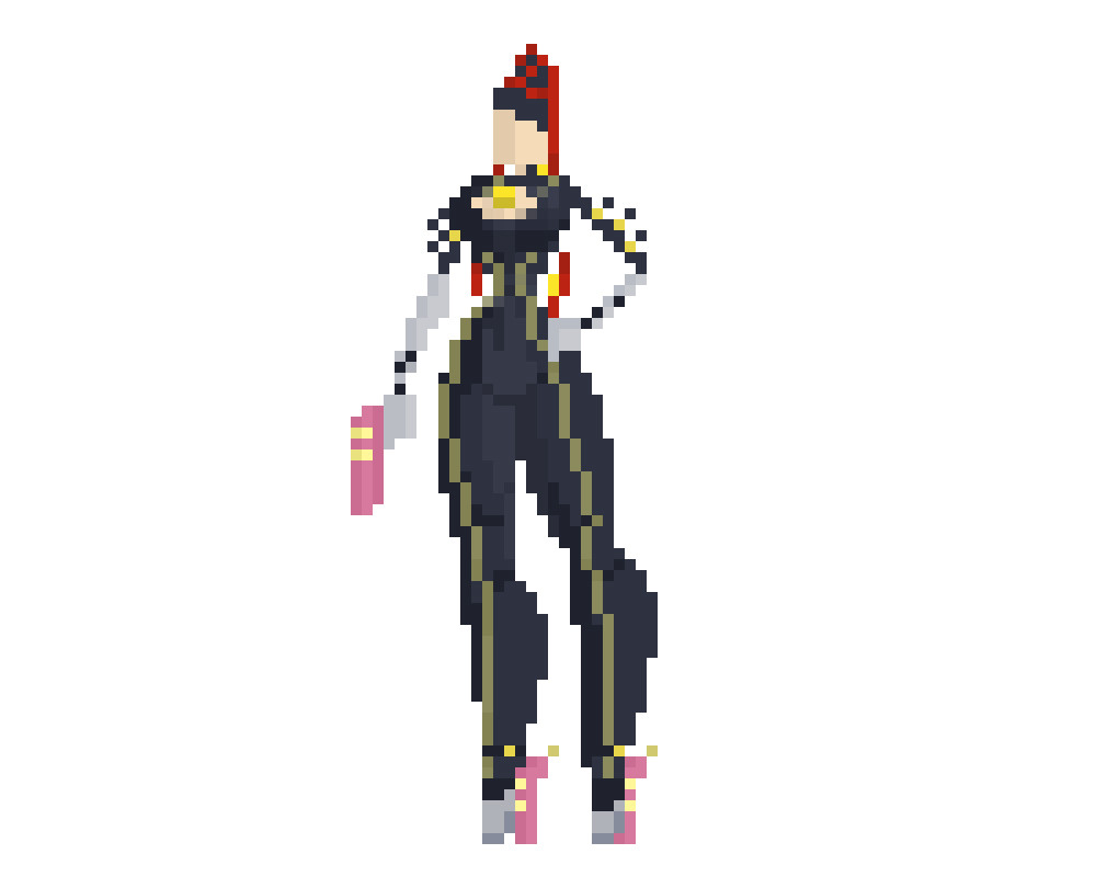 ArtStation - Bayonetta - Pixel Art