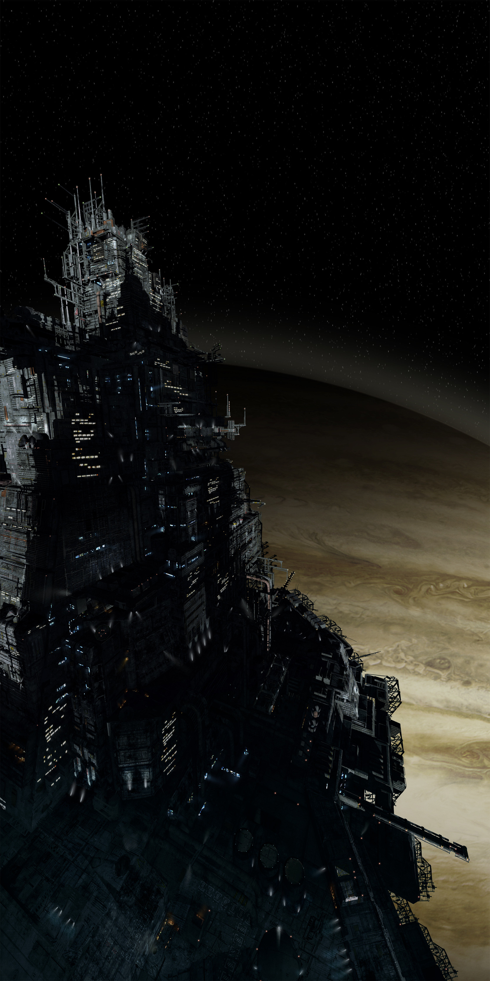 Brad Wright - Alien Isolation_Matte Paintings