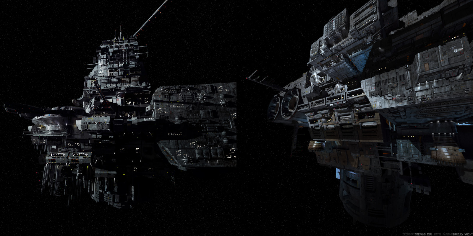 Brad Wright - Alien Isolation_Matte Paintings