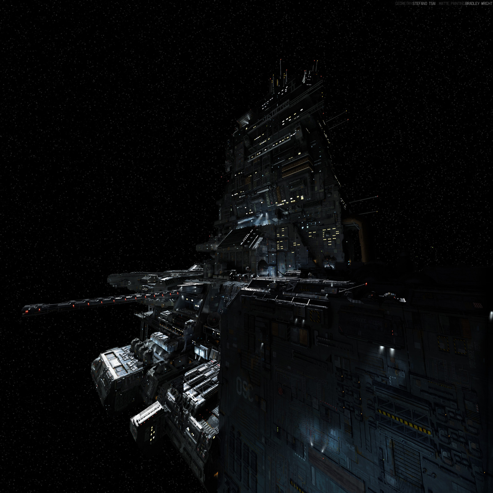 Brad Wright - Alien Isolation_Matte Paintings