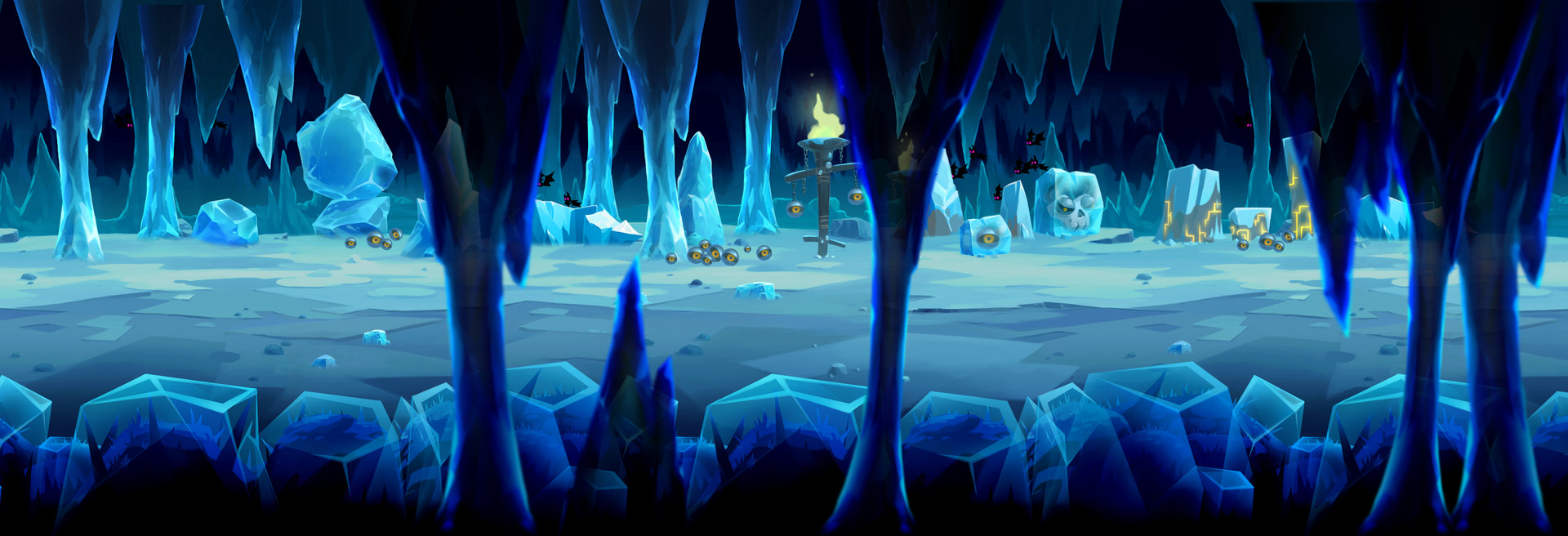 ArtStation - Side-Scrolling_Ice cave