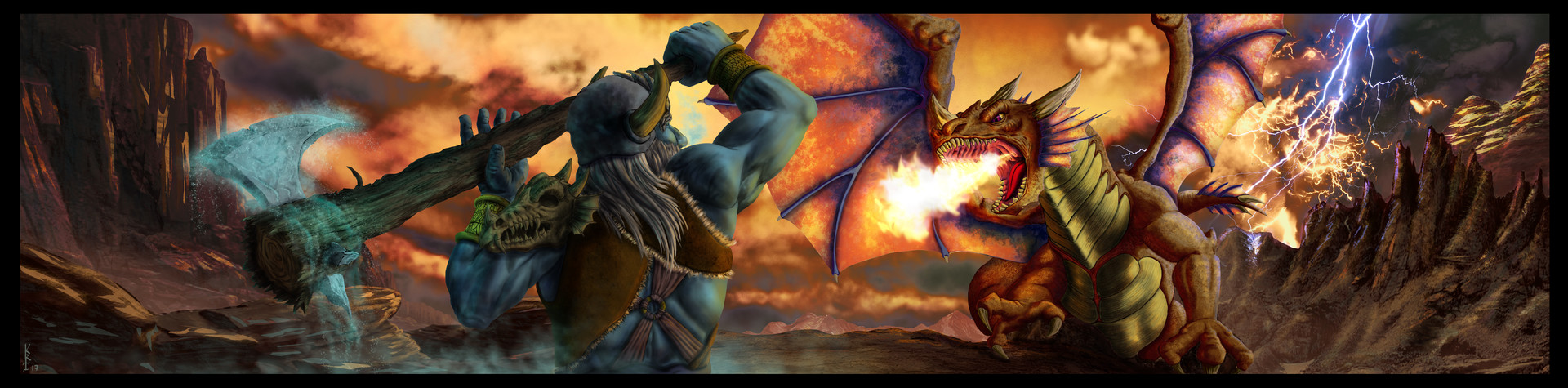 ArtStation - Dungeons and Dragons Commission - DM Screen