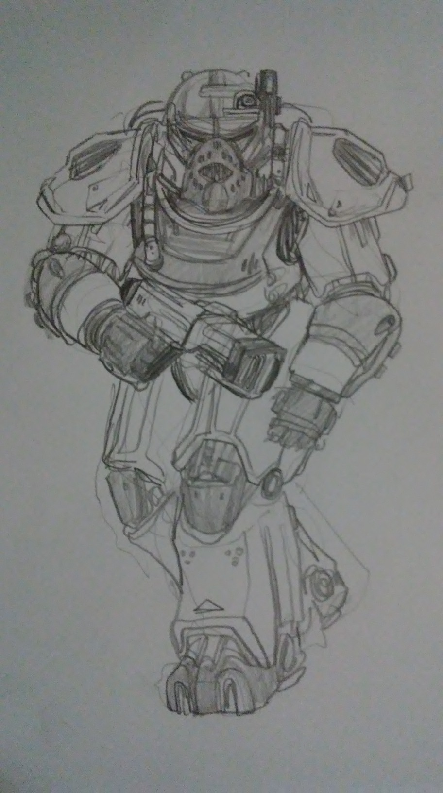 ArtStation - institute power armor fan concept