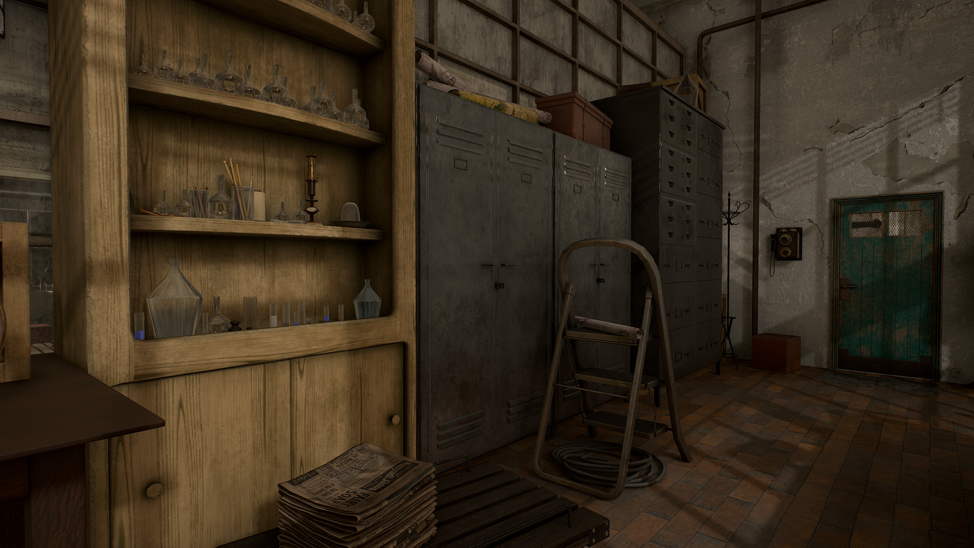 Dragon Motion - Laboratory interior-studio in loft style (UE4)