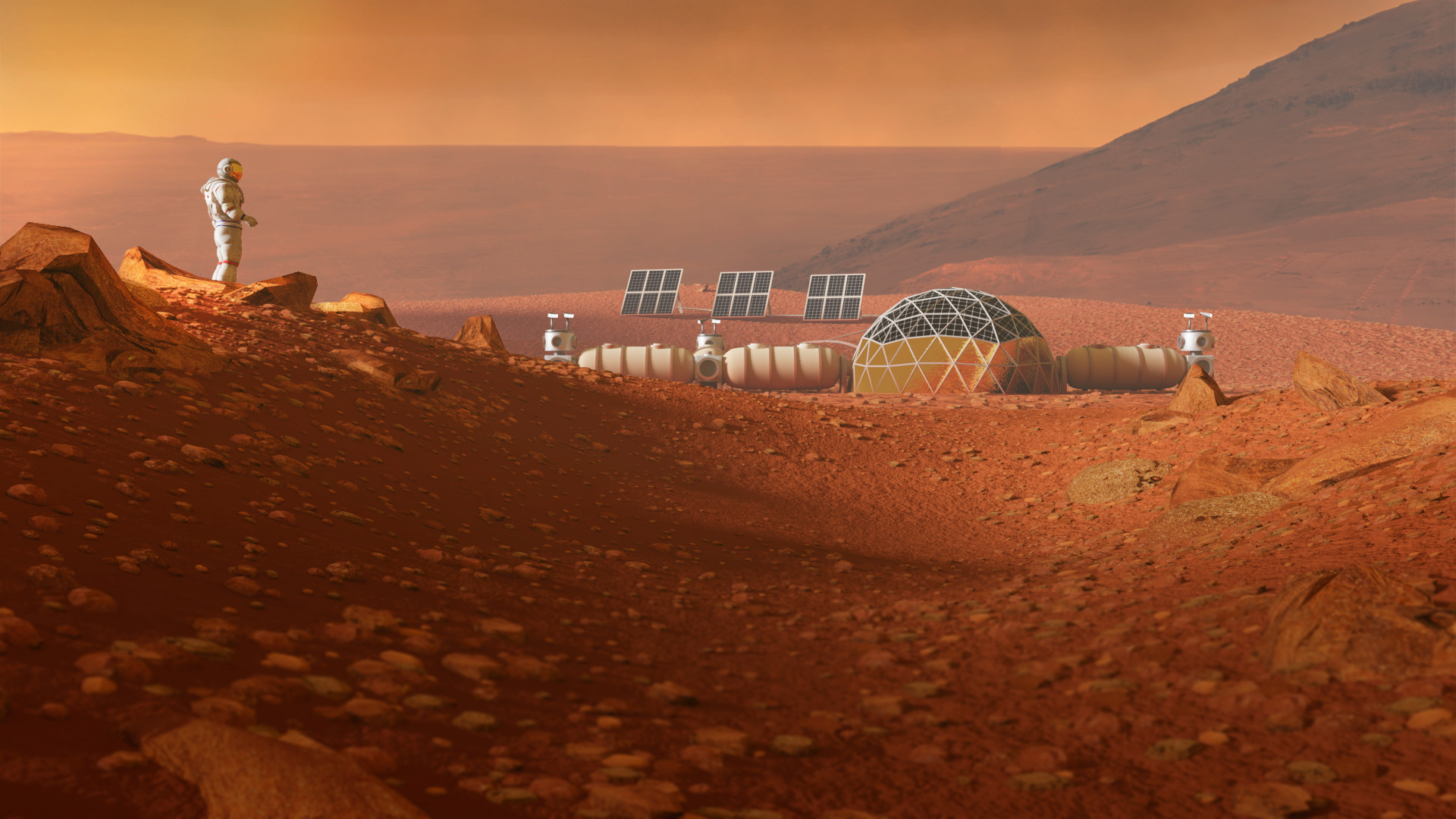 ArtStation - Humans in Mars