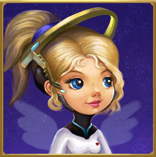 ArtStation - Mercy fanart (2017)