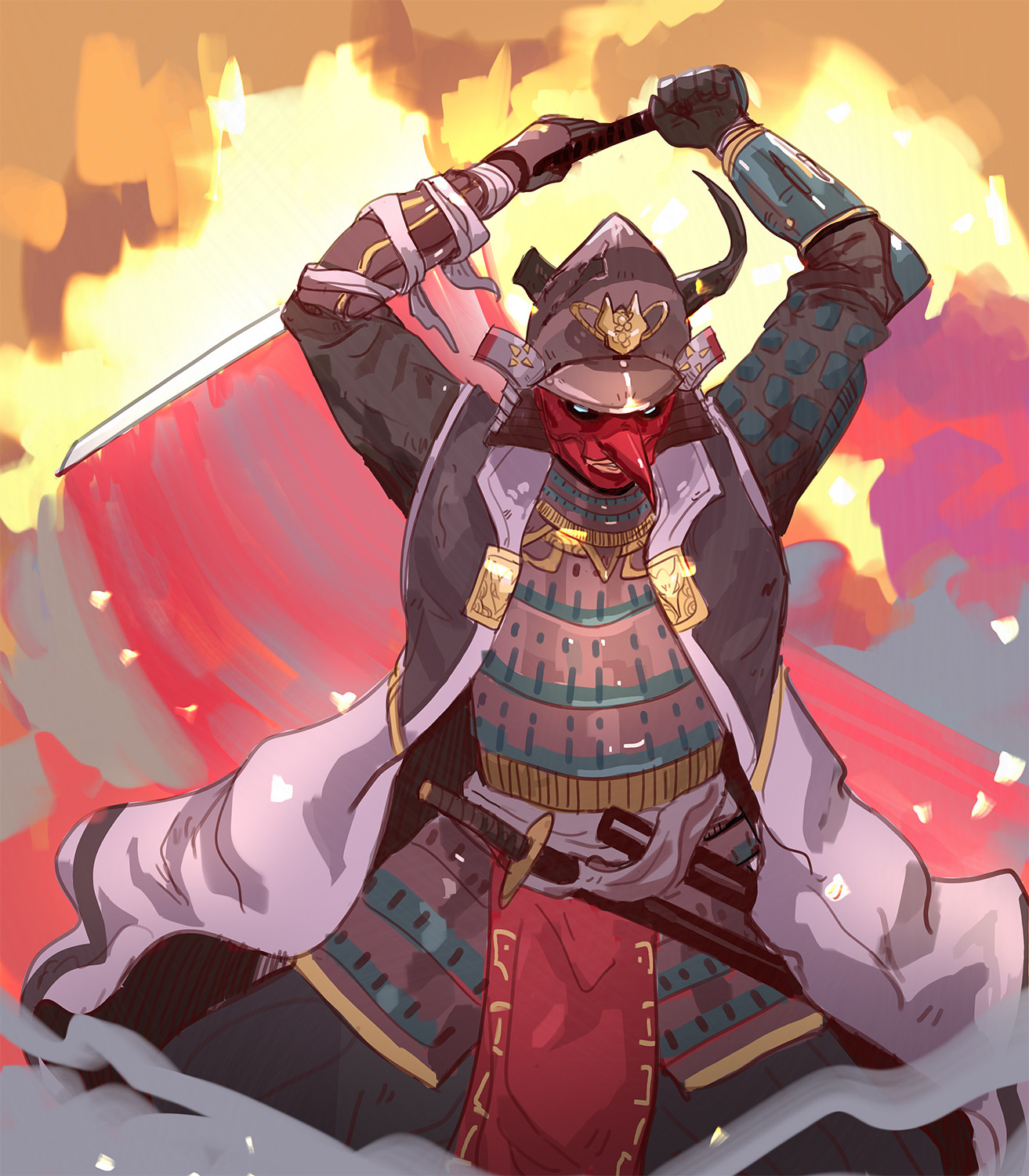 ArtStation - Samurai sketches