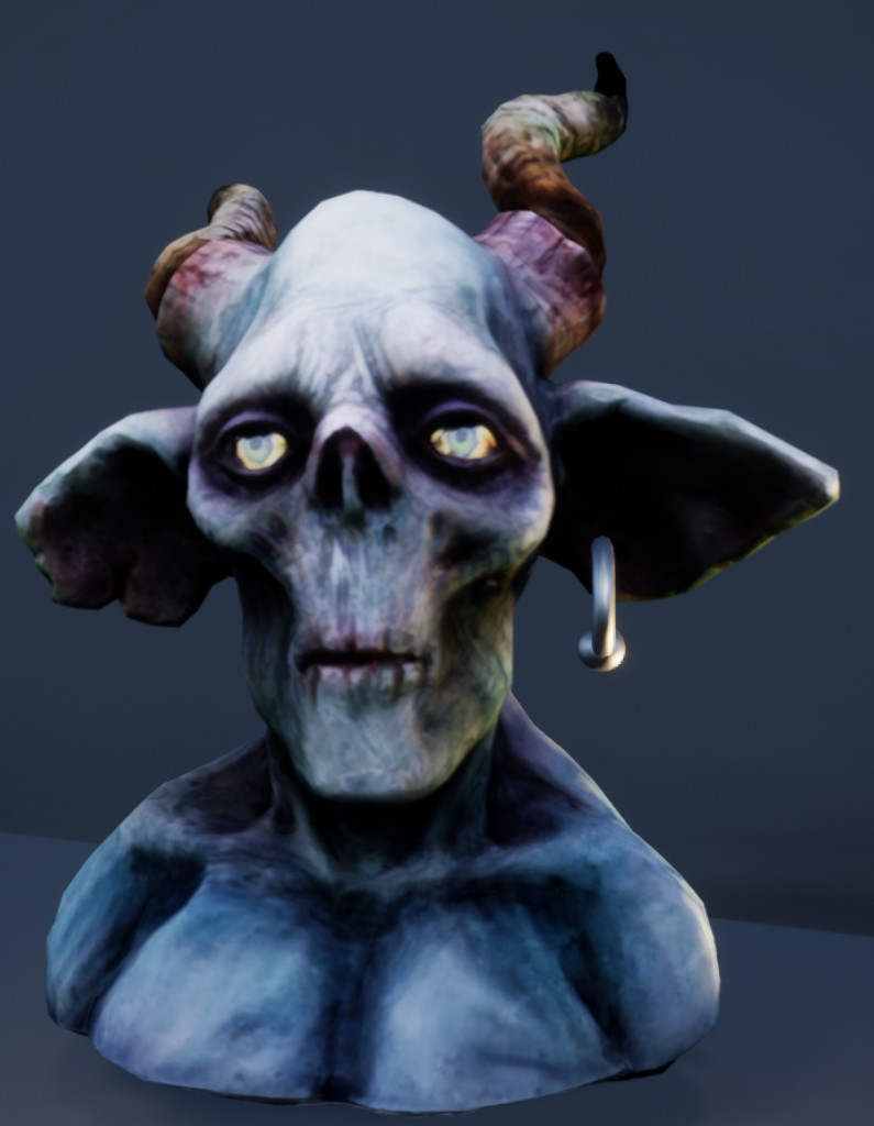 ArtStation - Horned Bust