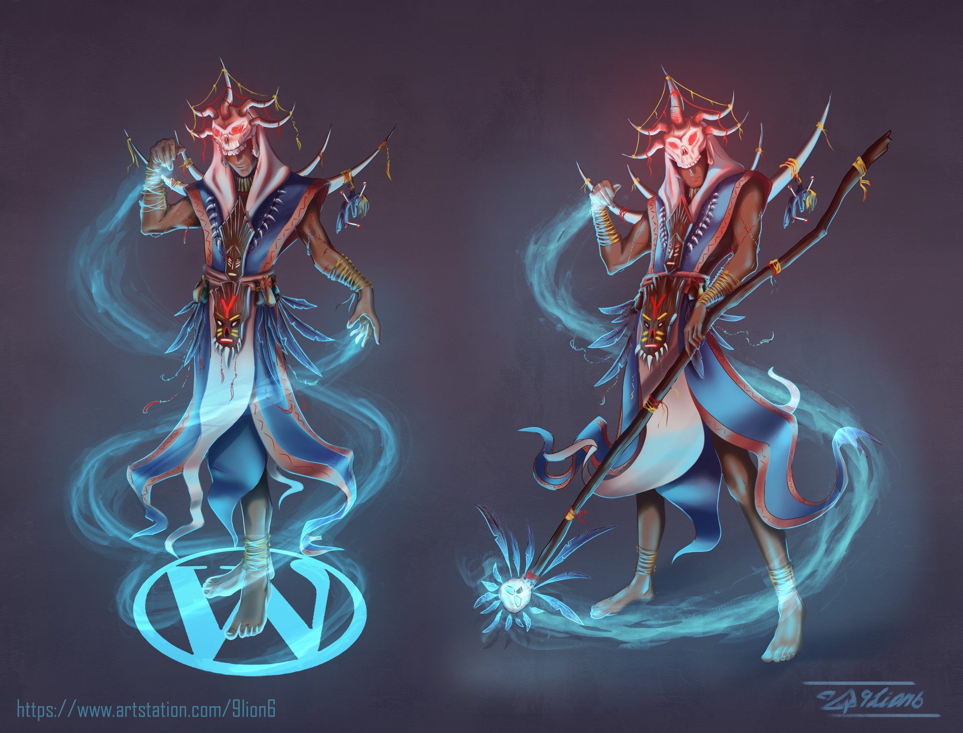 ArtStation - Voo doo wizard