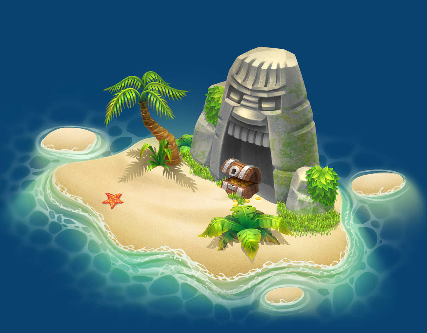 ArtStation - Tiny treasure island