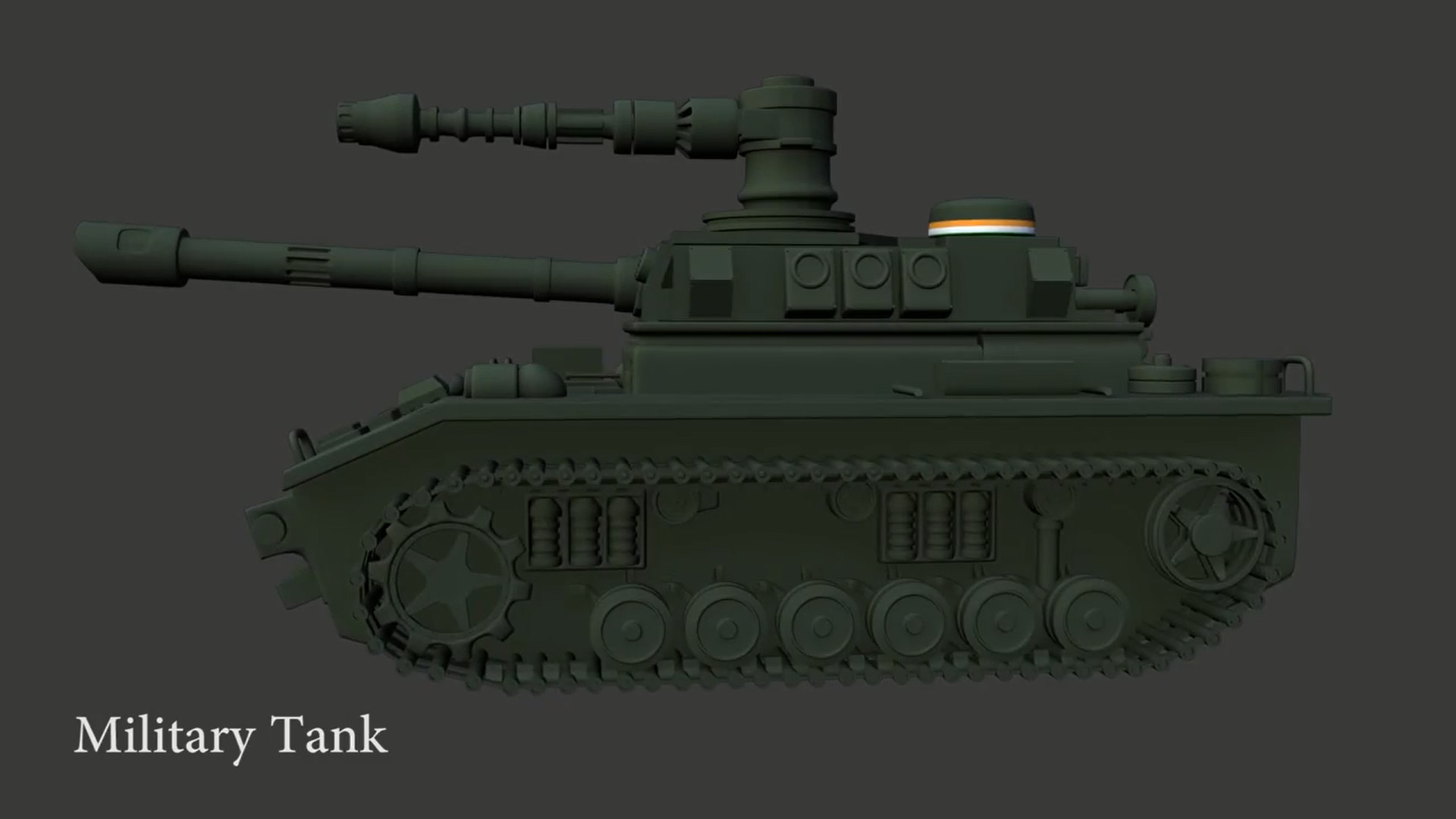 ArtStation - Asset Model ( Tank )