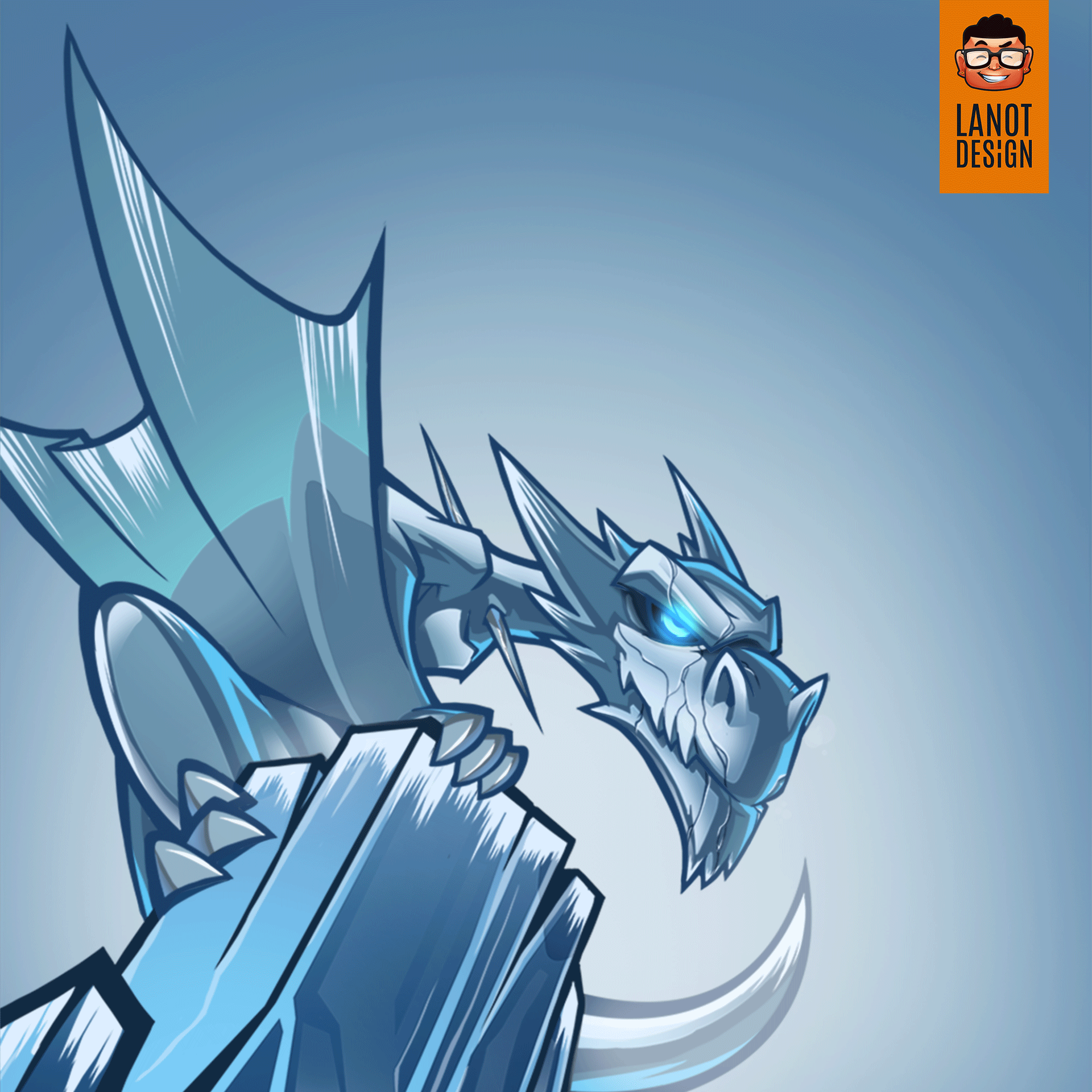 cool ice dragon