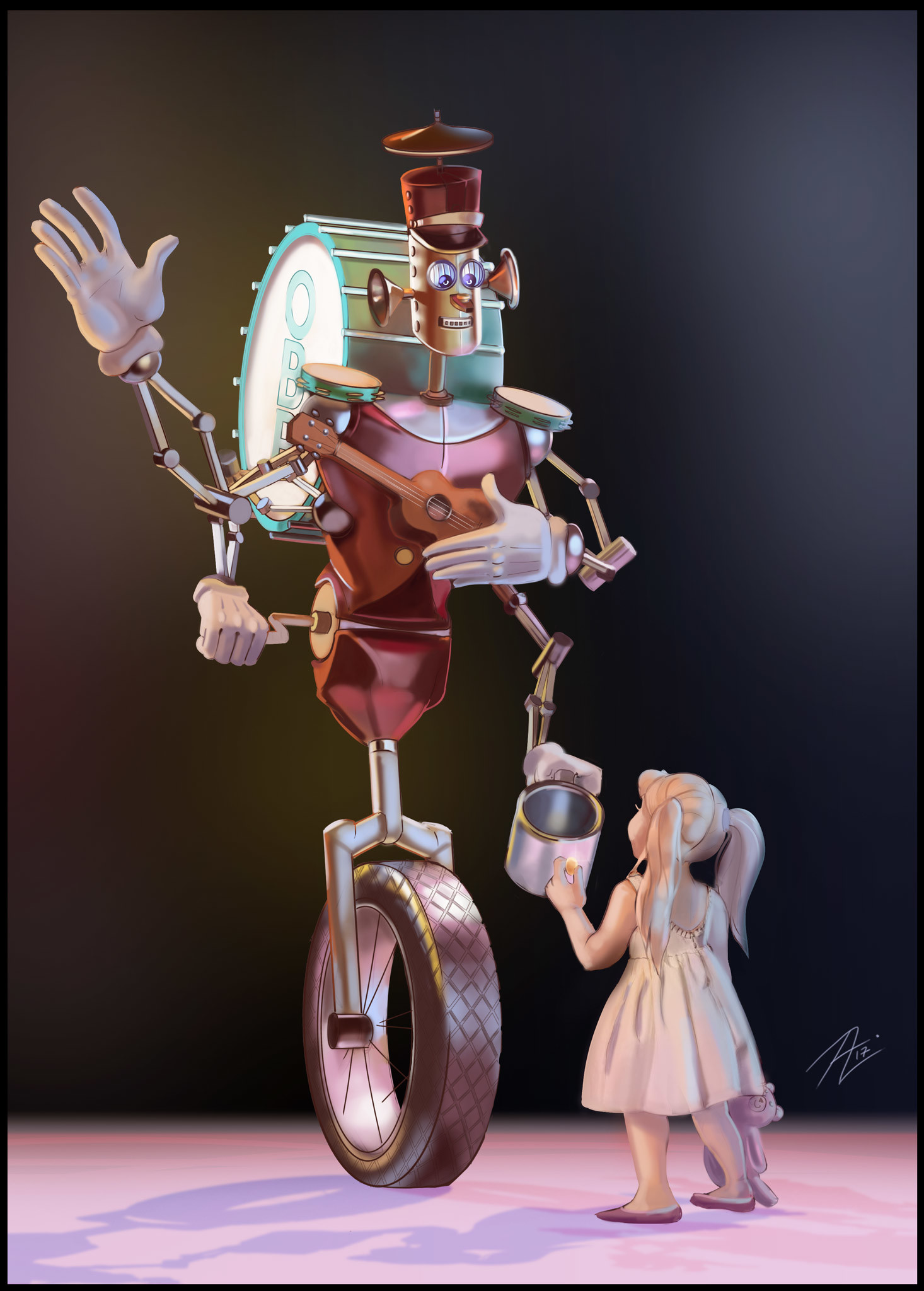 ArtStation - Character Design Challenge - Meet OBB!