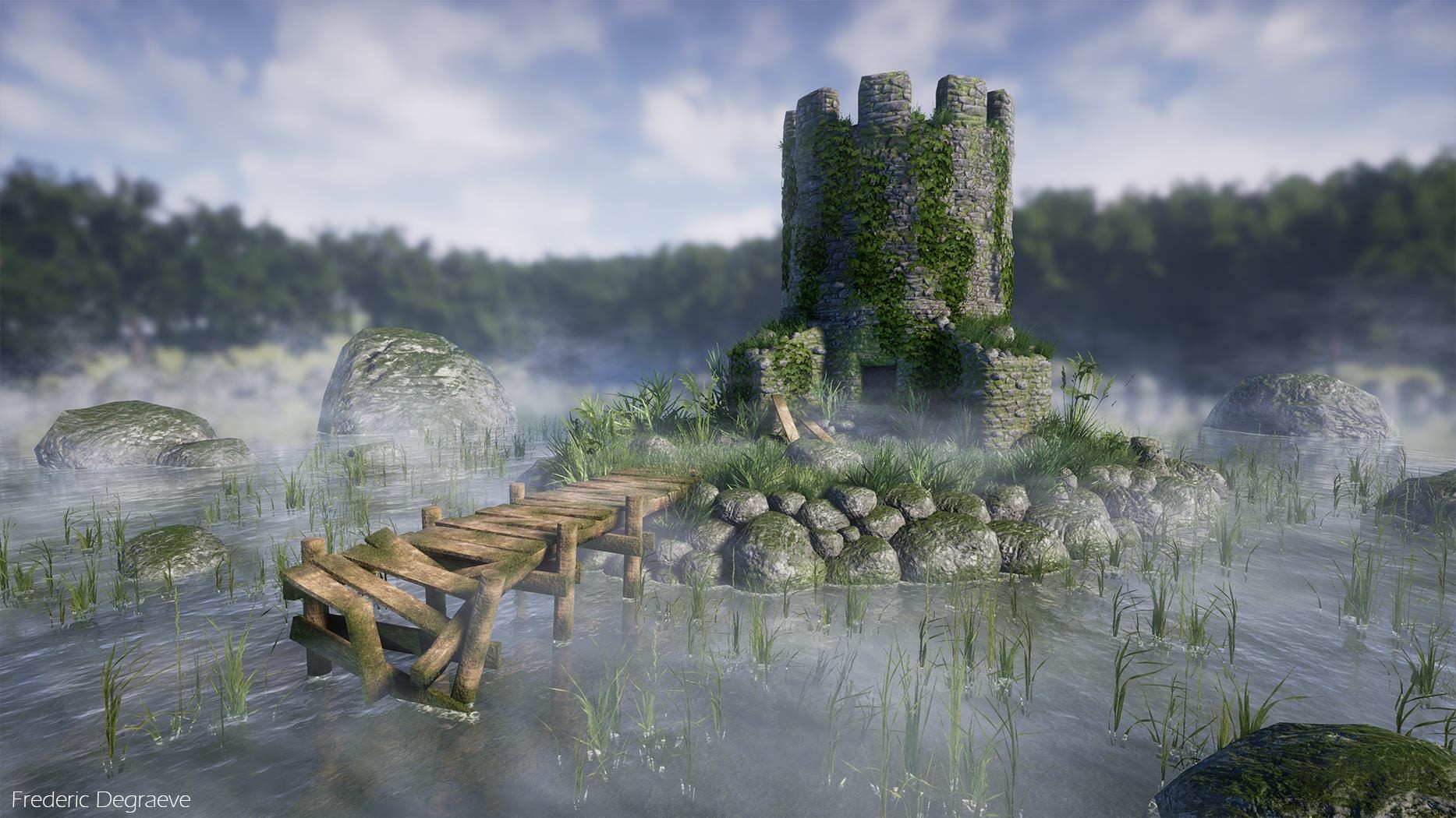 ArtStation - Old Tower Ruin