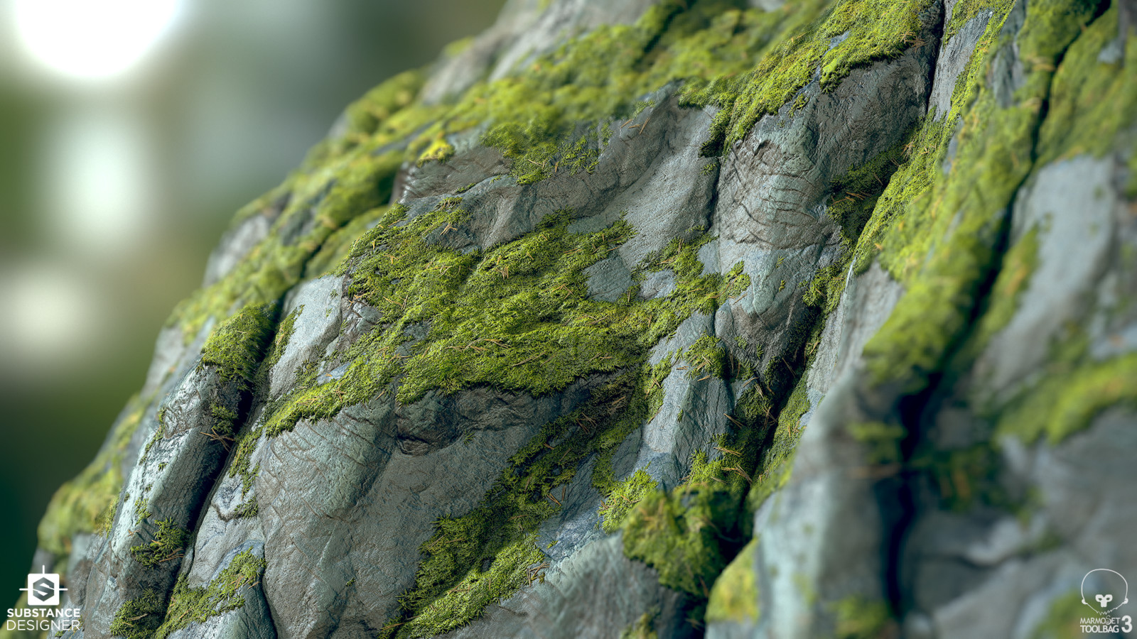 Daniel Thiger - Mossy Granite Cliff