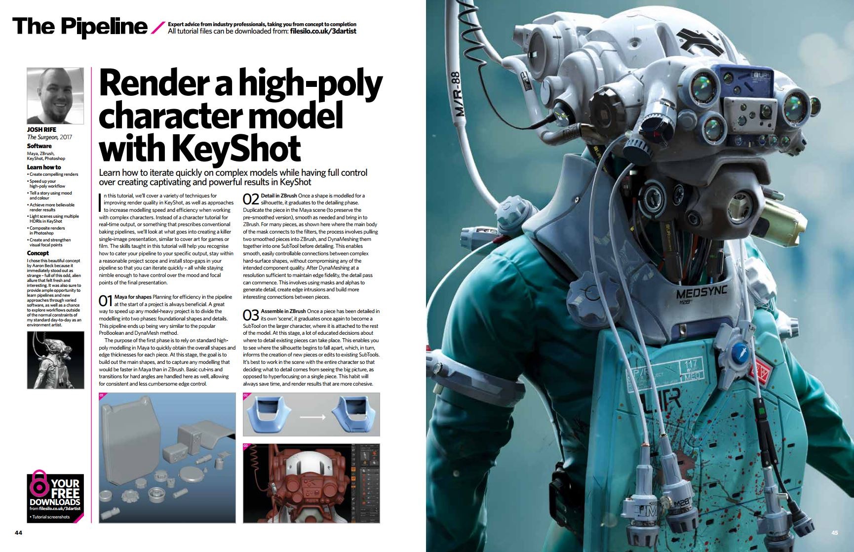Josh Rife - 3D Artist Magazine - Issue 107