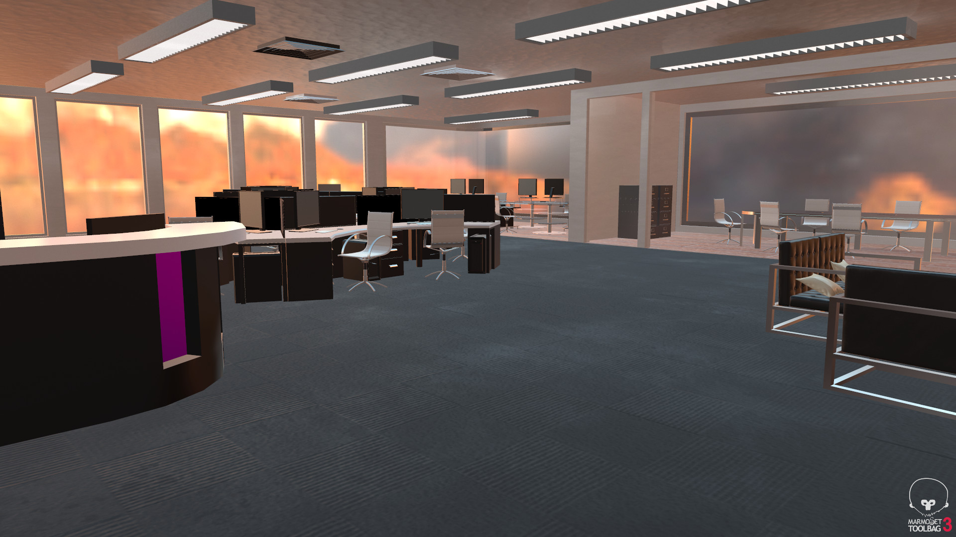 ArtStation - PBR Office Renders