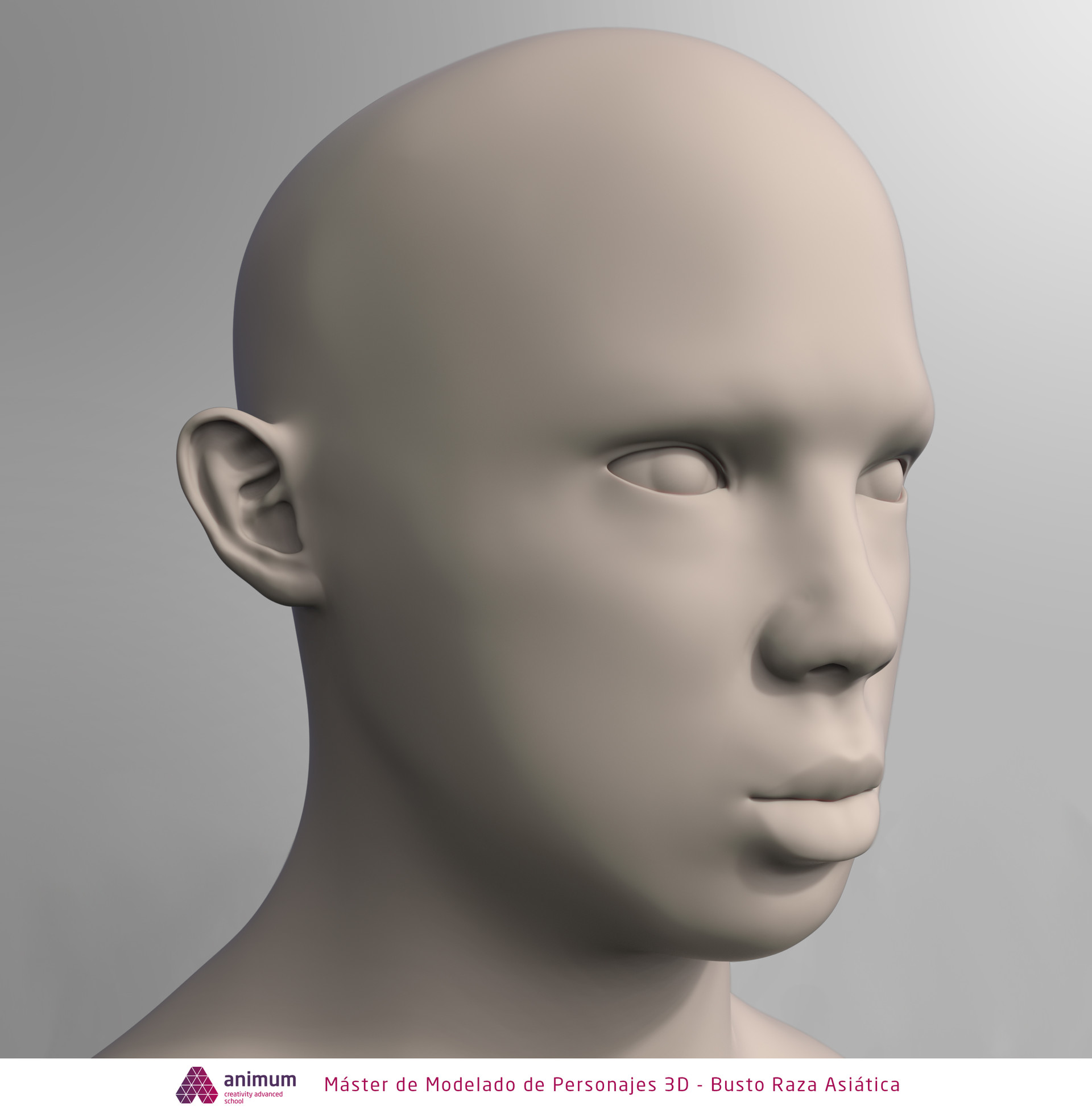 ArtStation - Head of an Asian young male