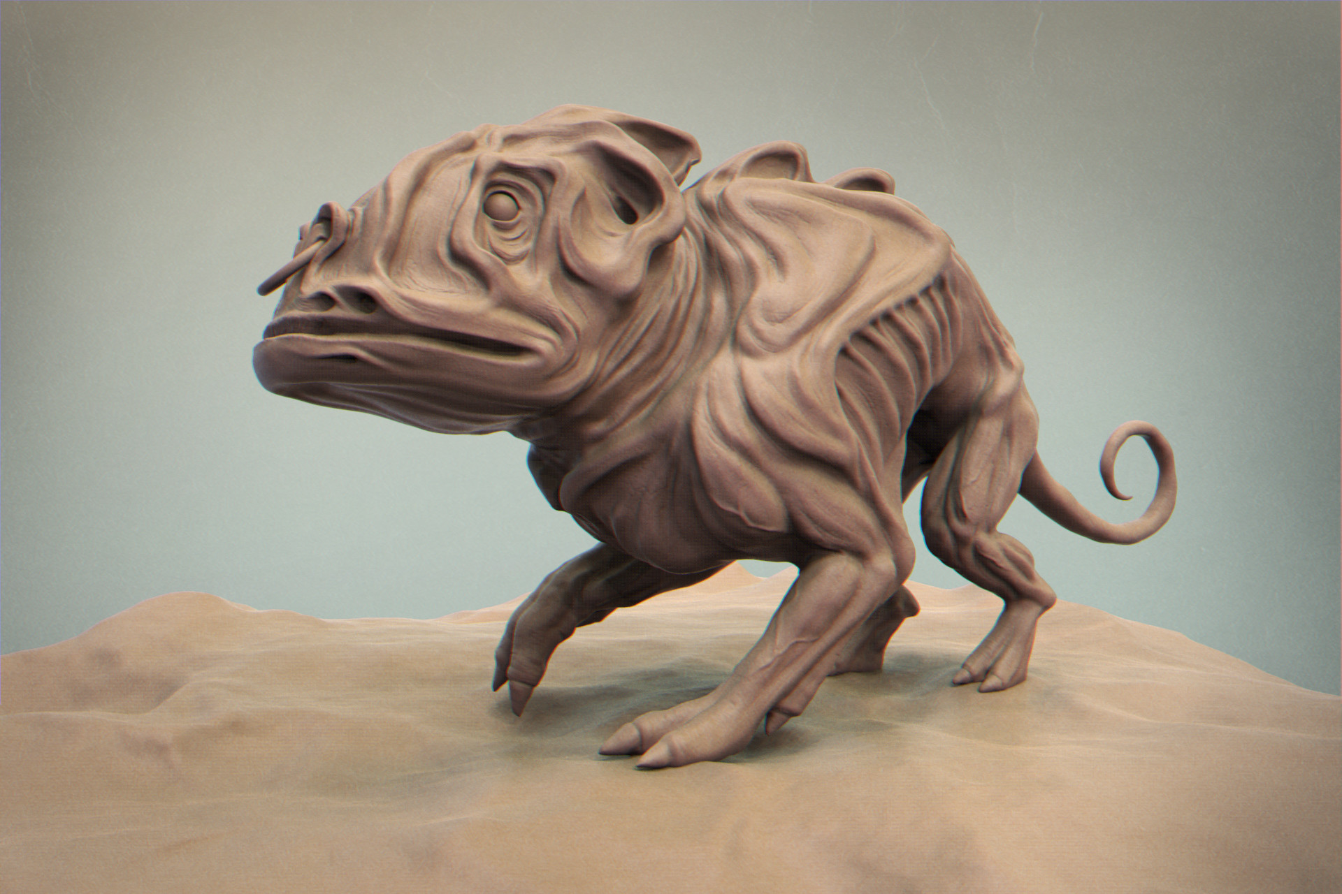 ArtStation - Chameleon creature