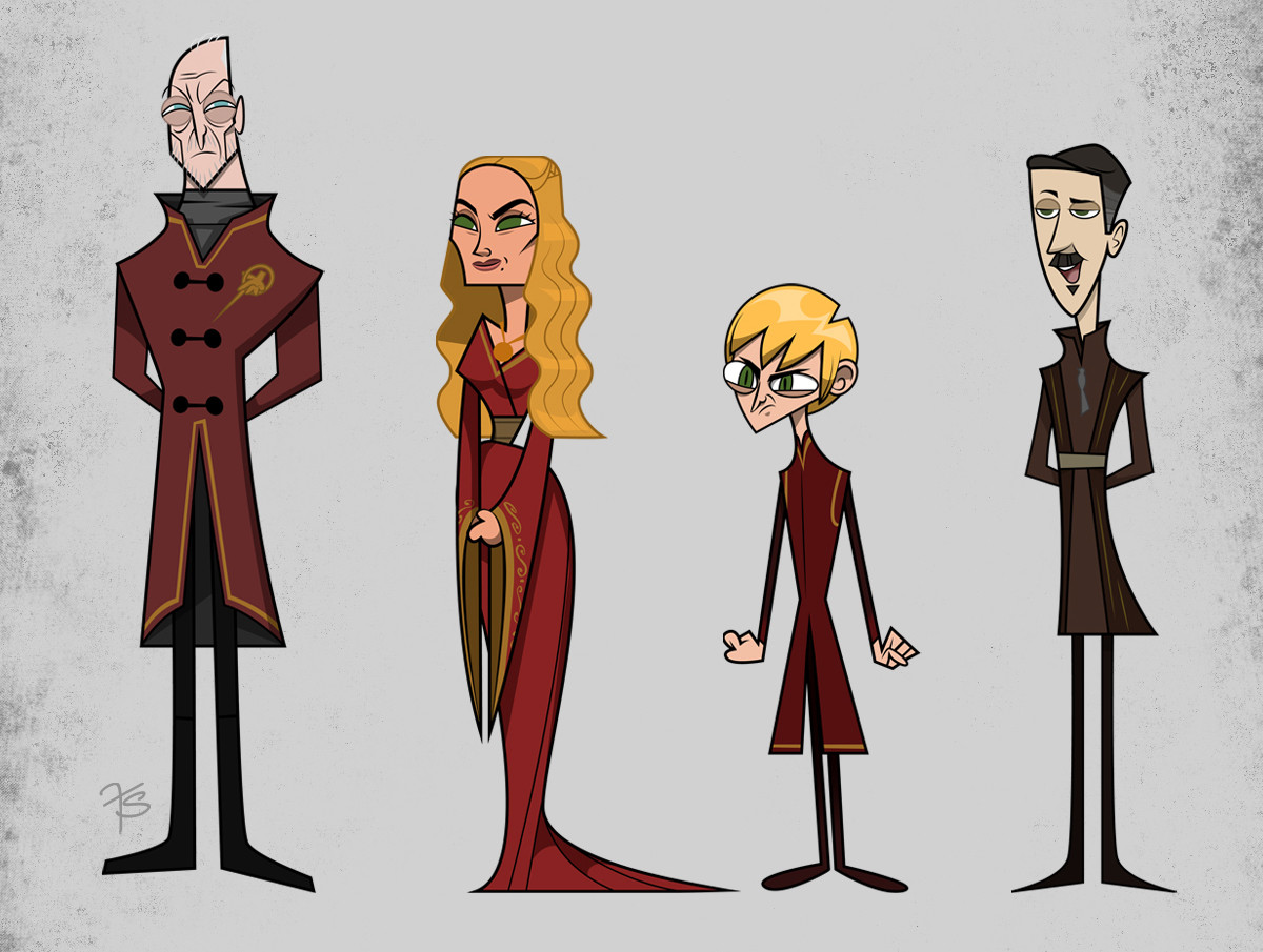 how to draw characters from game of thrones