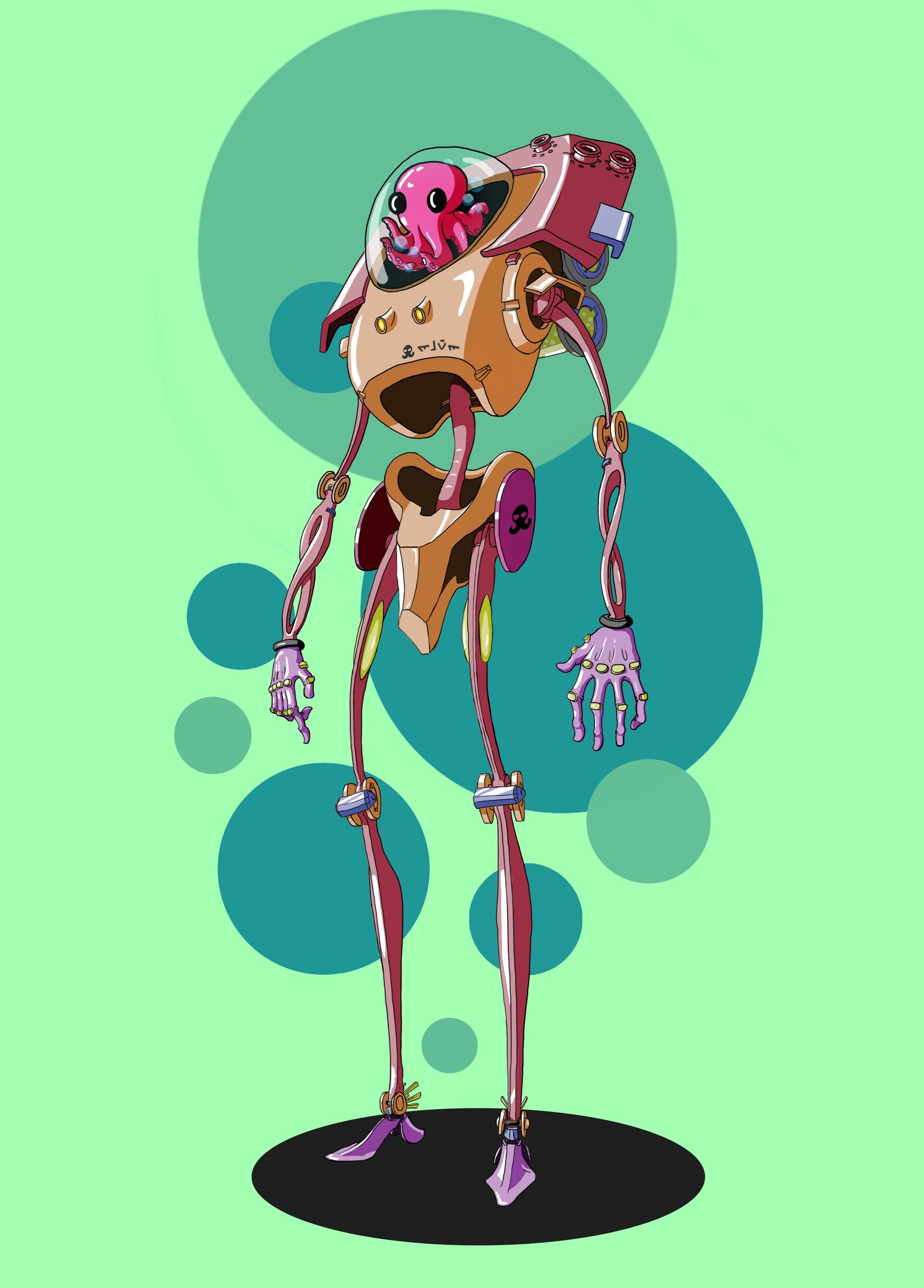 ArtStation - Mecha Octopus