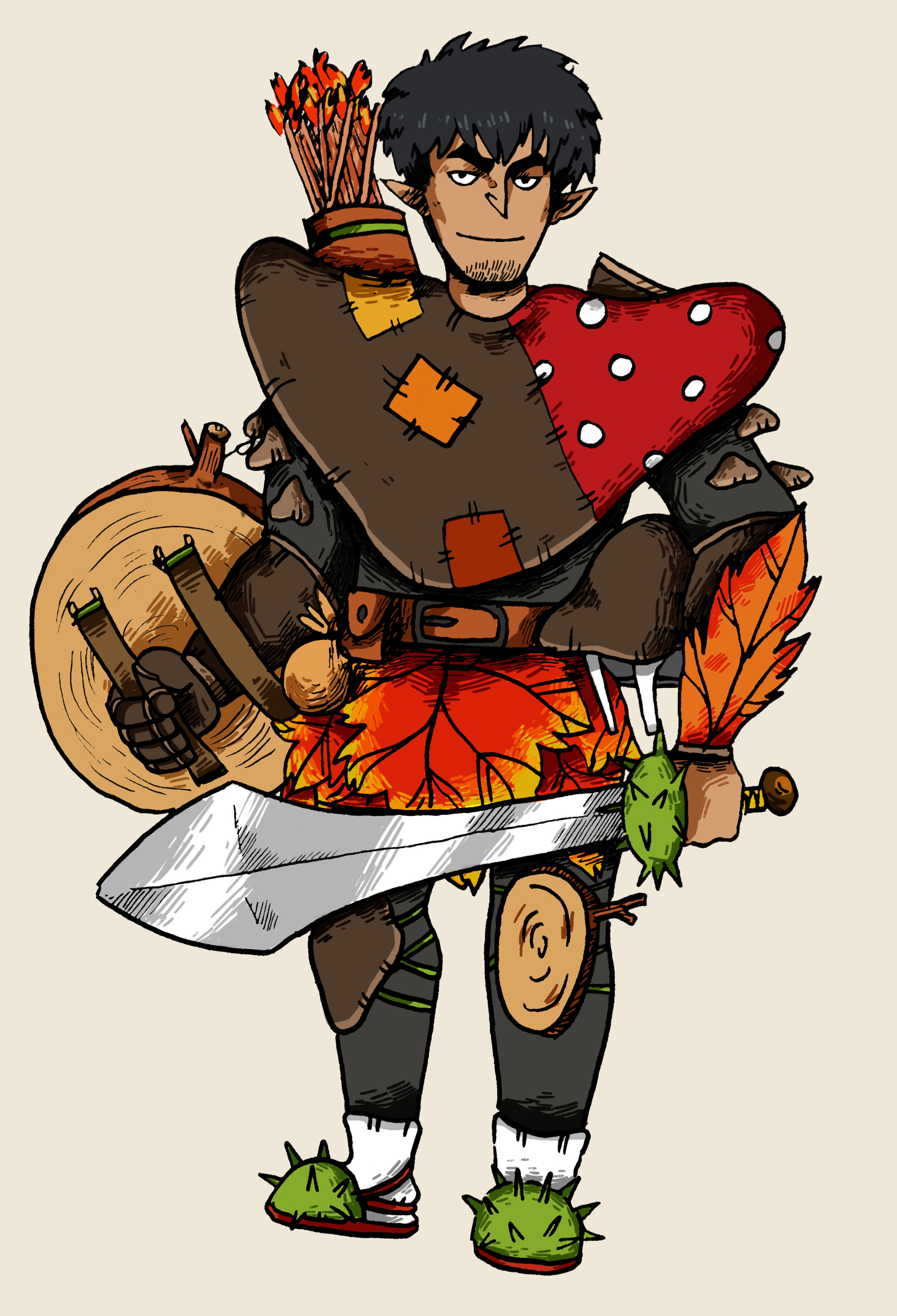 ArtStation - Autumn warrior