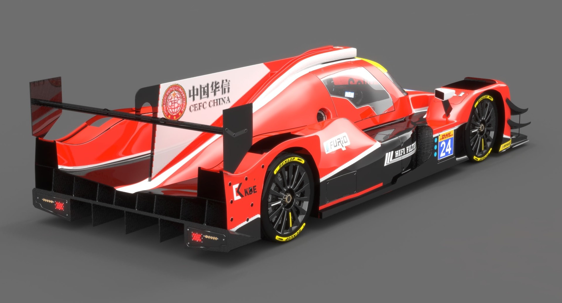 OpticalDreamSoft - CEFC Manor TRS Racing LMP2 WEC Season 2017 3D model
