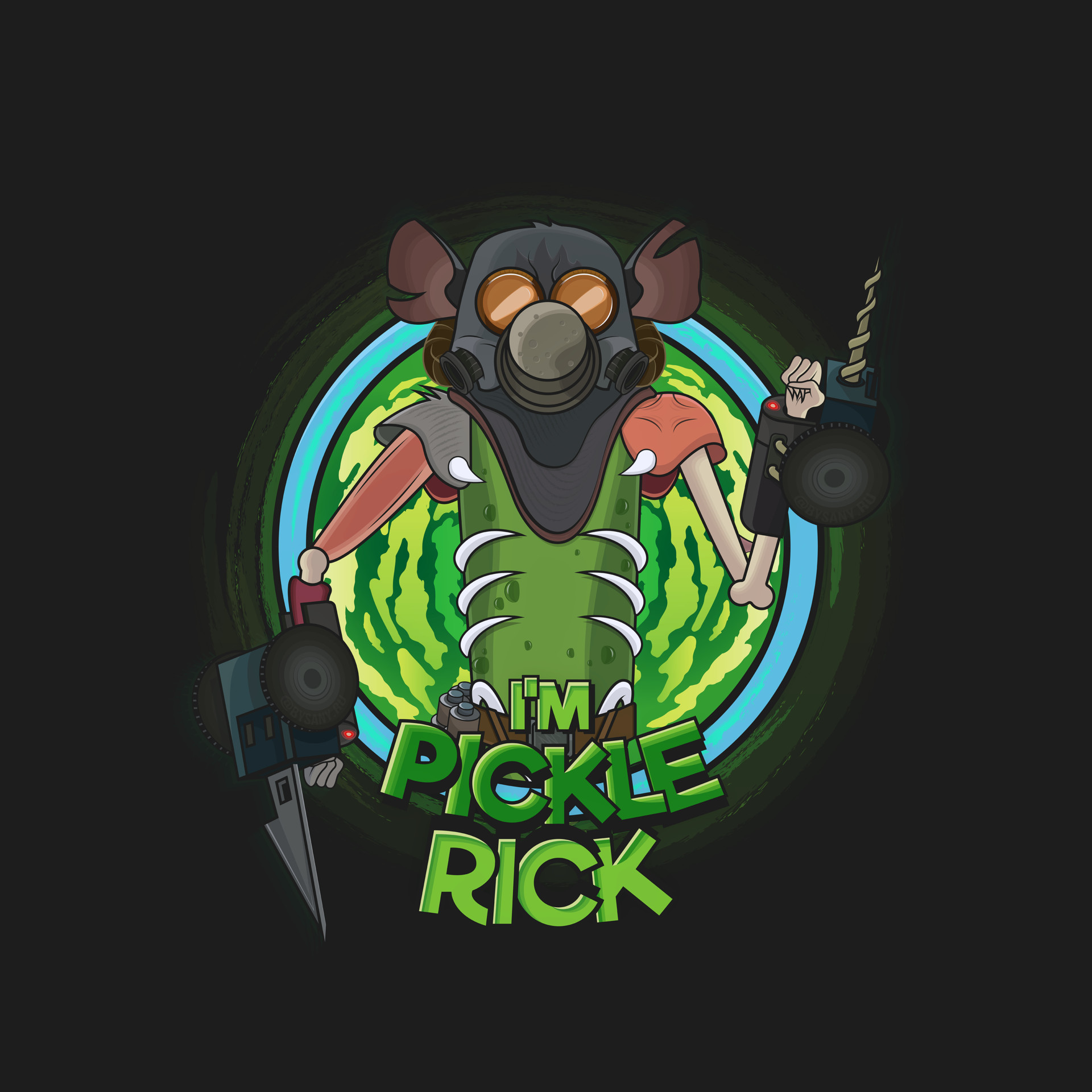 ArtStation - I'm pickle Rick