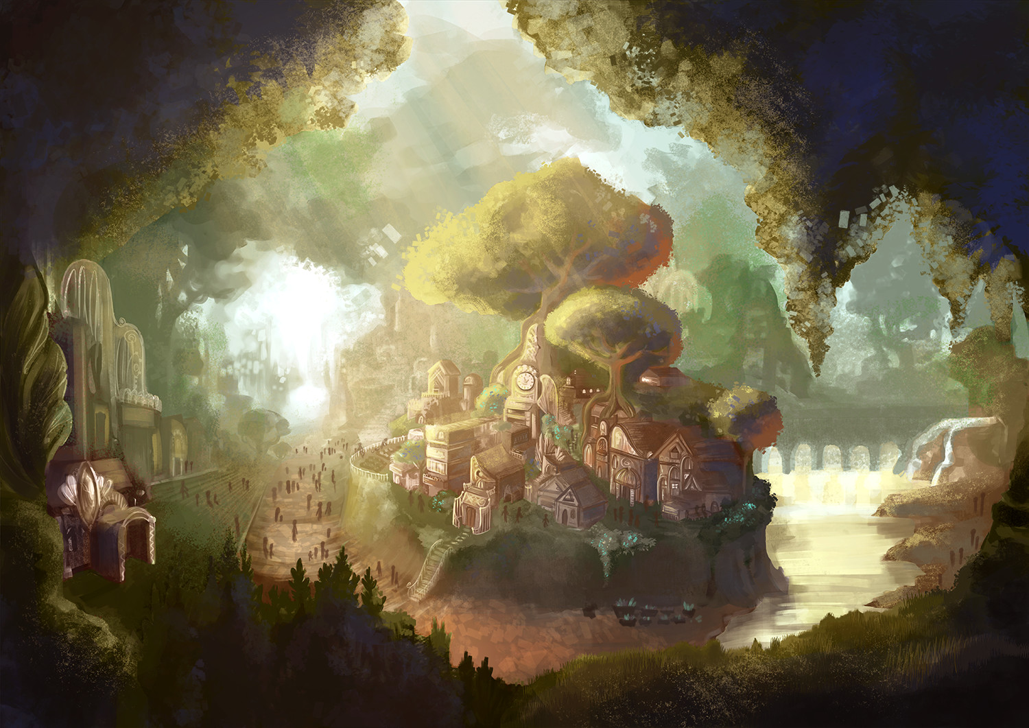 ArtStation - Environment and Prop Design - City of Glass