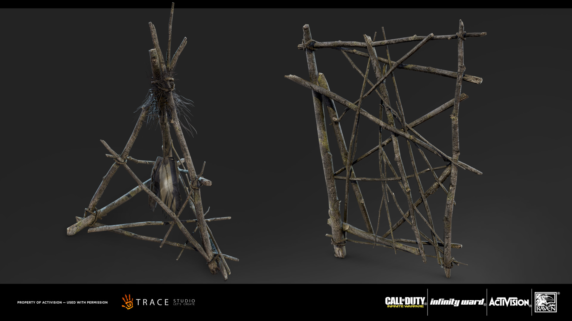 TRACE studio - In-game Prop for Call of Duty: Infinite Warfare.