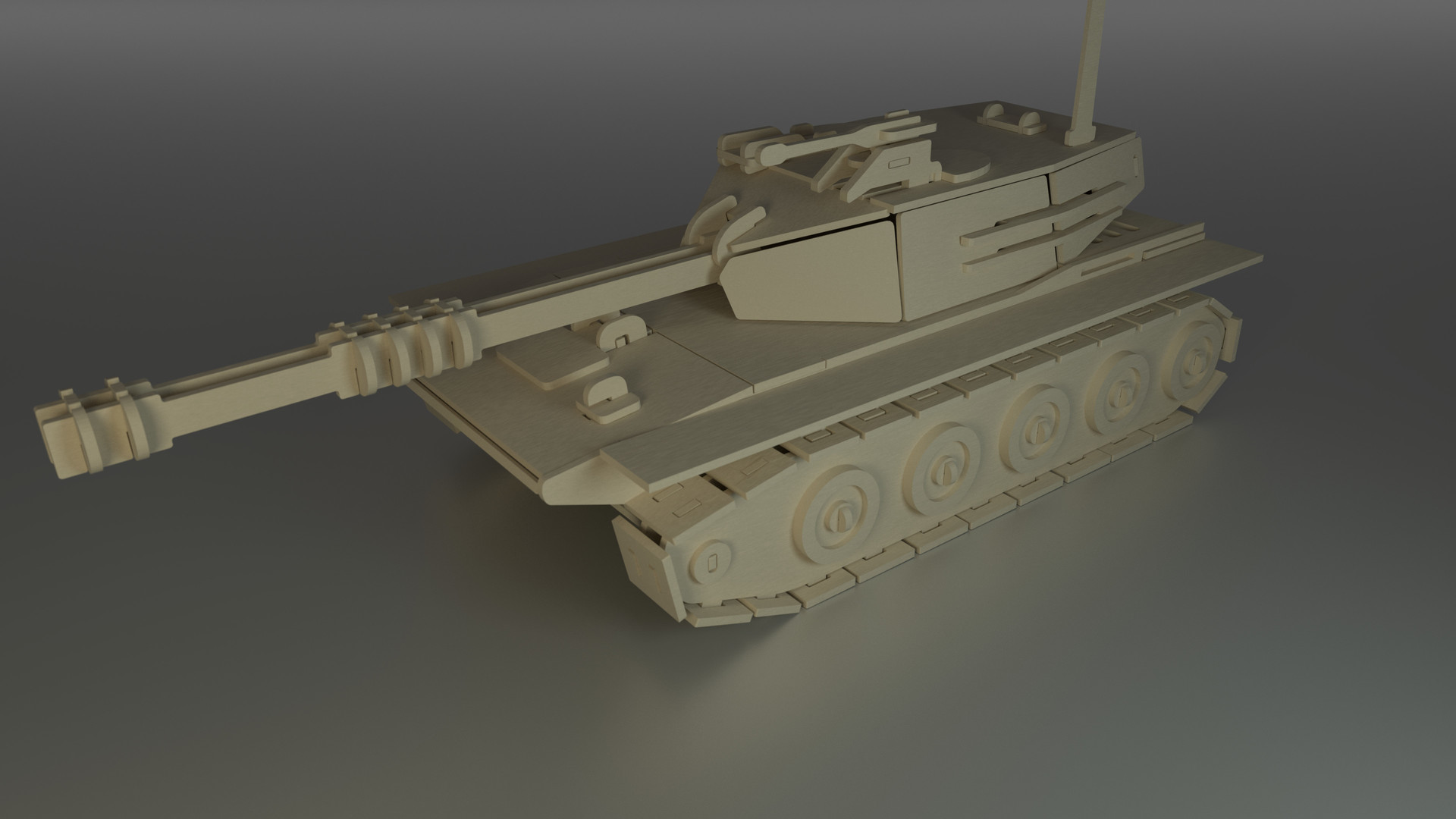 ArtStation - Wooden tank