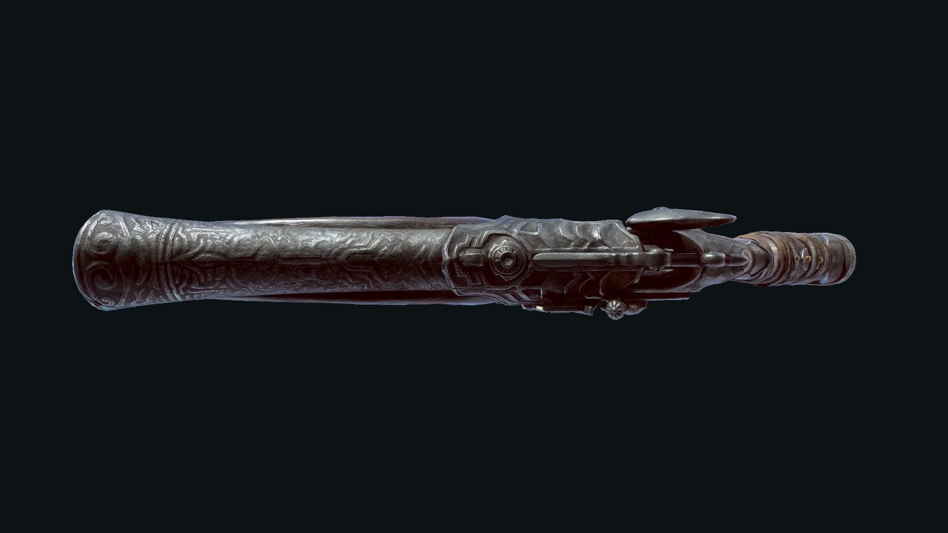 Vijay Singh - Fanart Bloodborne Hunter Pistol.