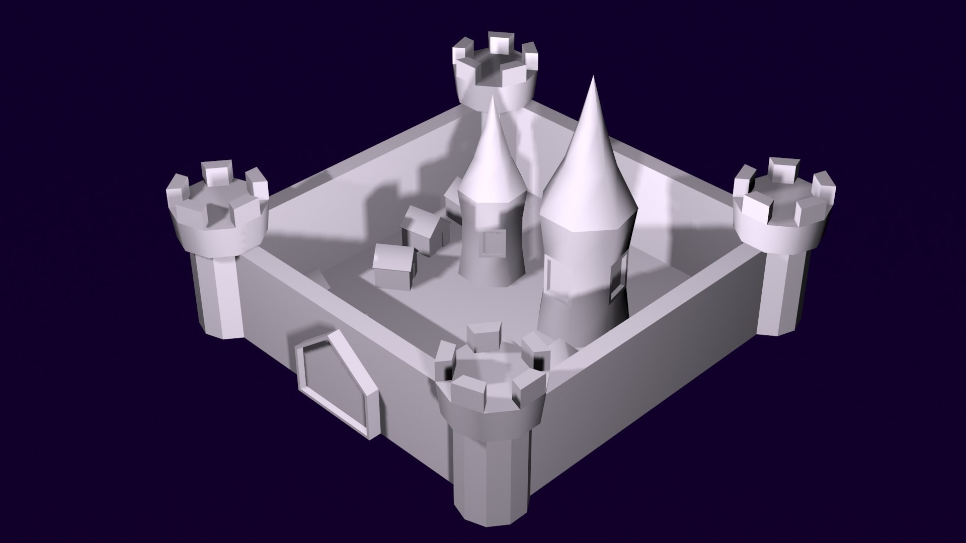 Grig - Low polygon castle