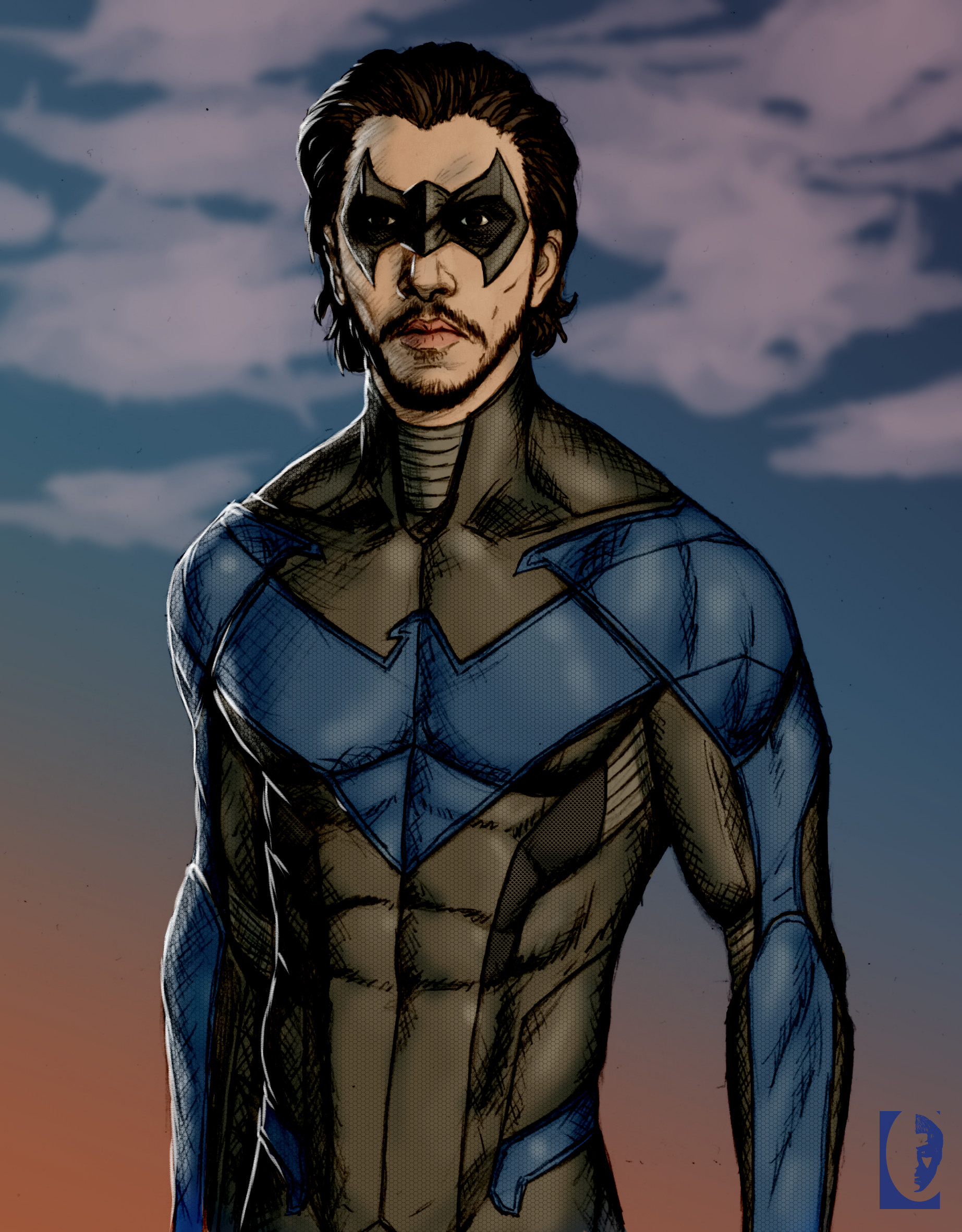 Kit Harrington as Nightwing by Lucas Rémoussin : r/ImaginaryGotham