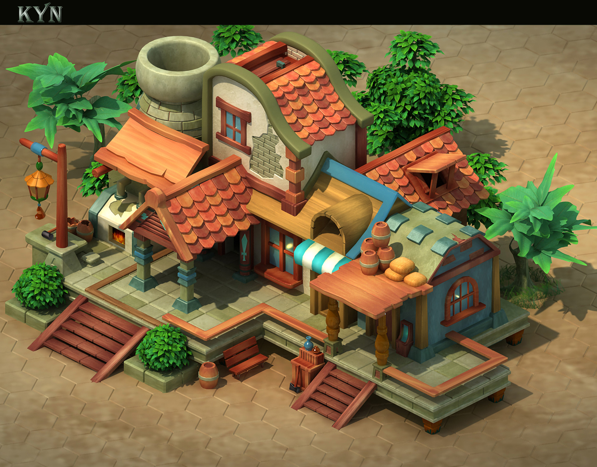 ArtStation - Cartoon scene