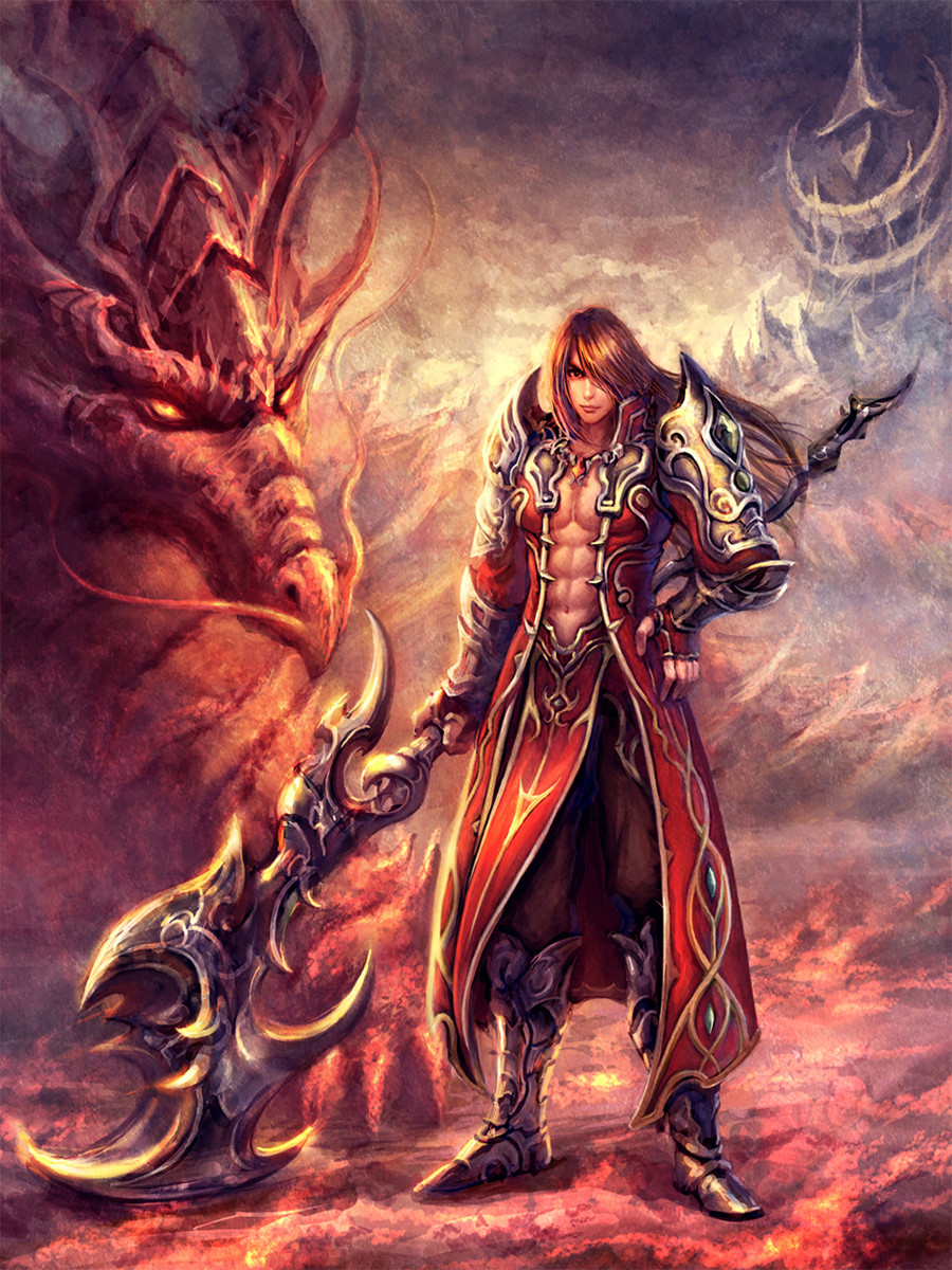 ArtStation - dragon warrior