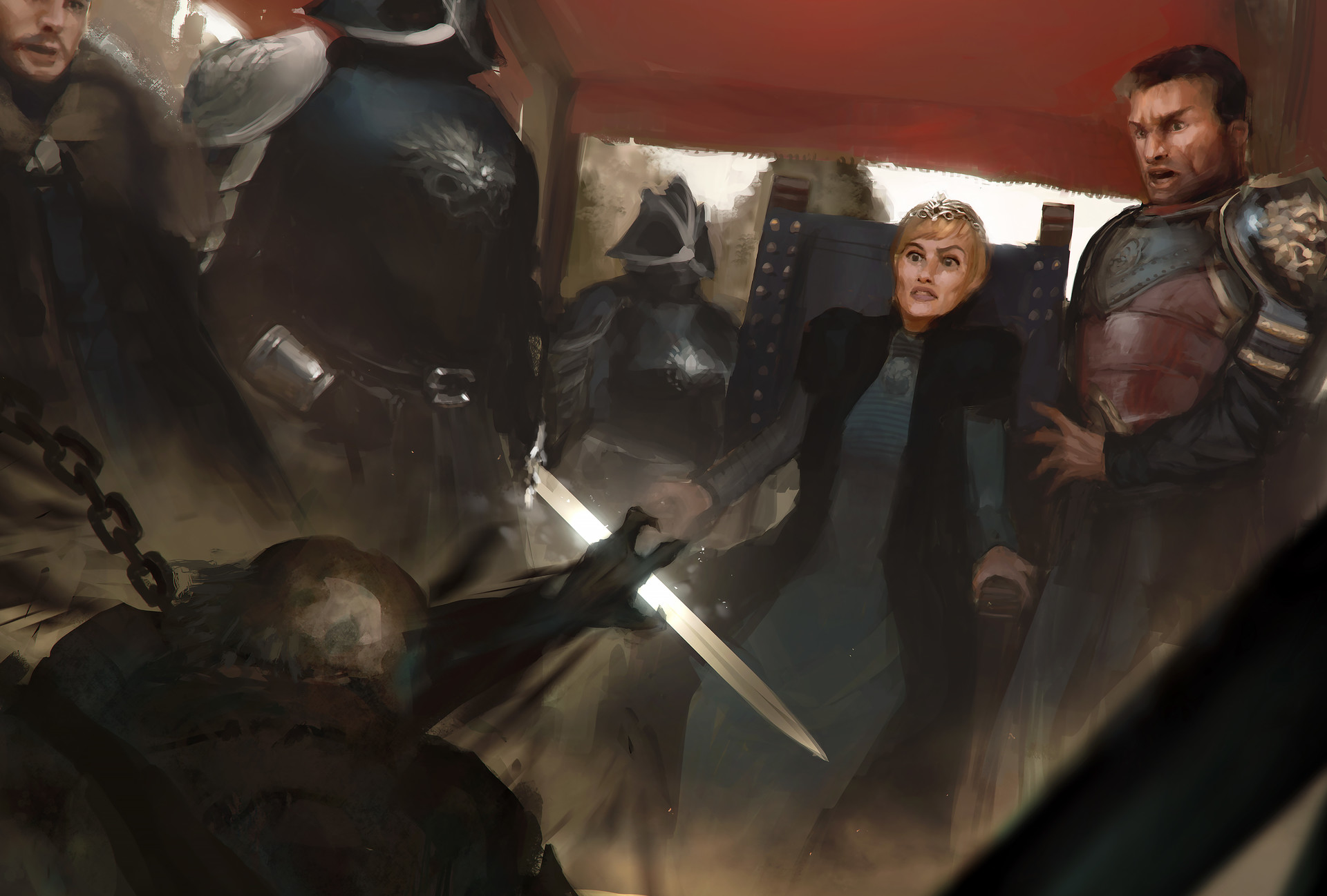 The Queen and the Wight by Alexandre Coadou : r/ImaginaryWesteros
