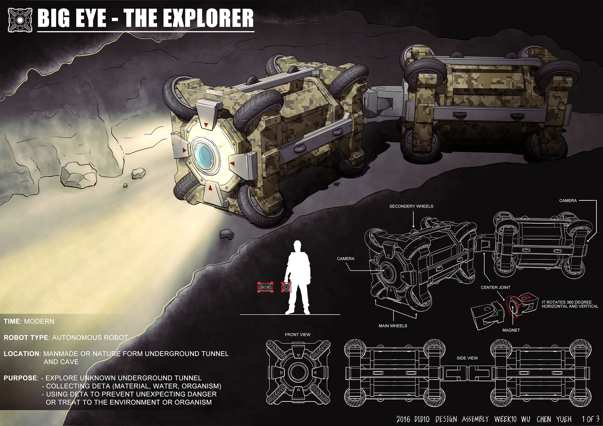 ArtStation - Explorer Robot Concept
