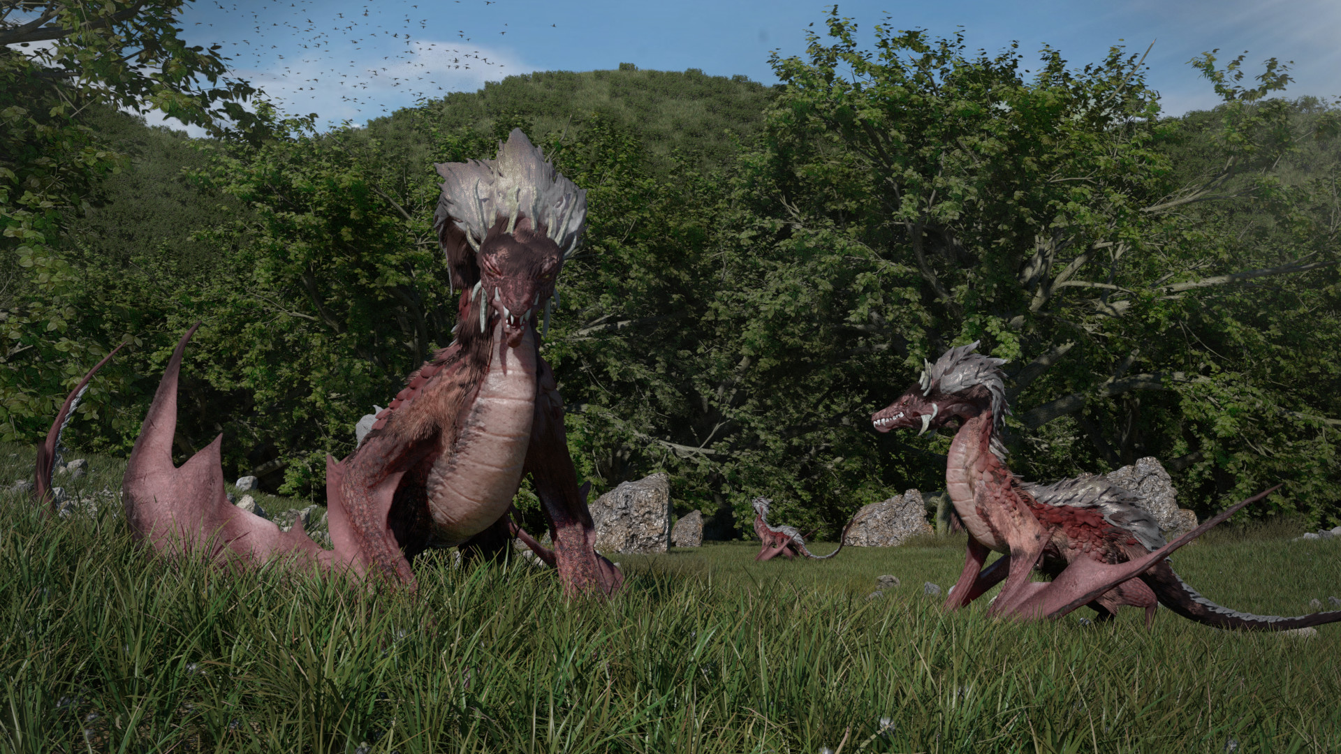 ArtStation - Hyena Dragon Concept