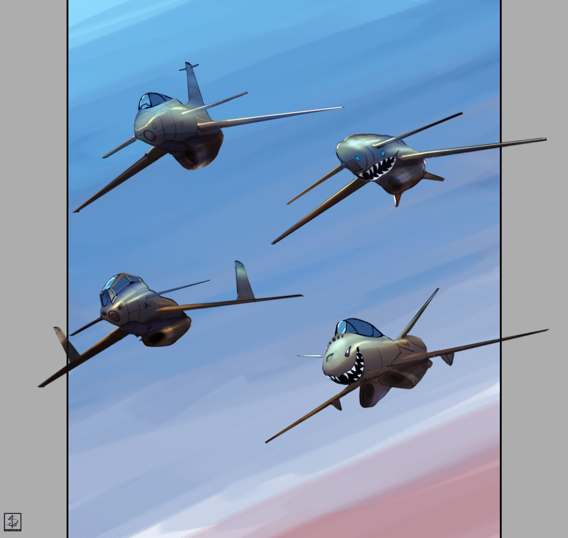 ArtStation - Aircraft concepts.