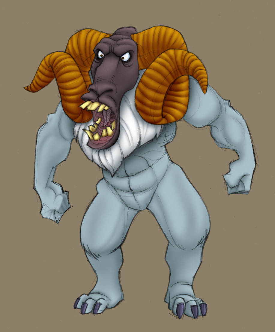 Steve Merghart - Rampage Character Designs