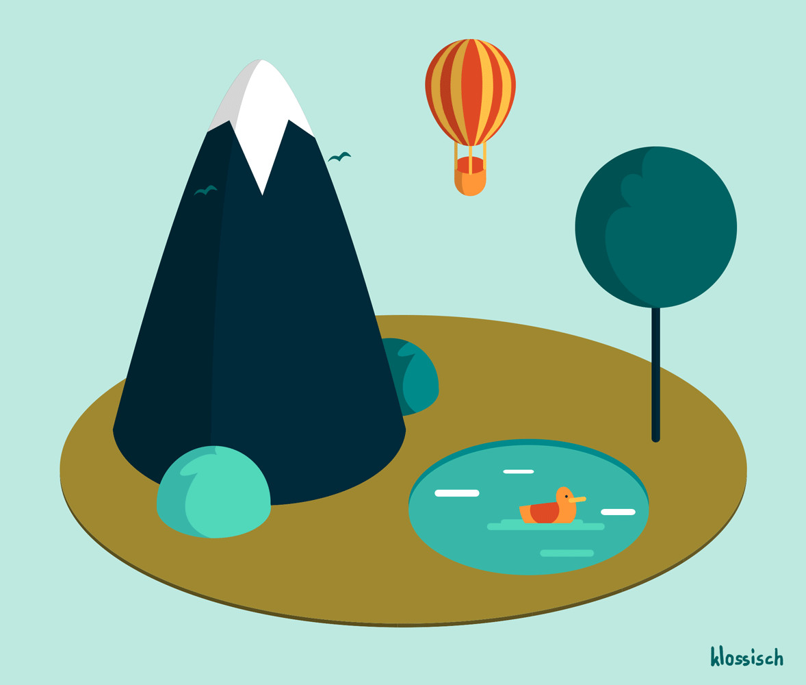 ArtStation - Flat nature animation